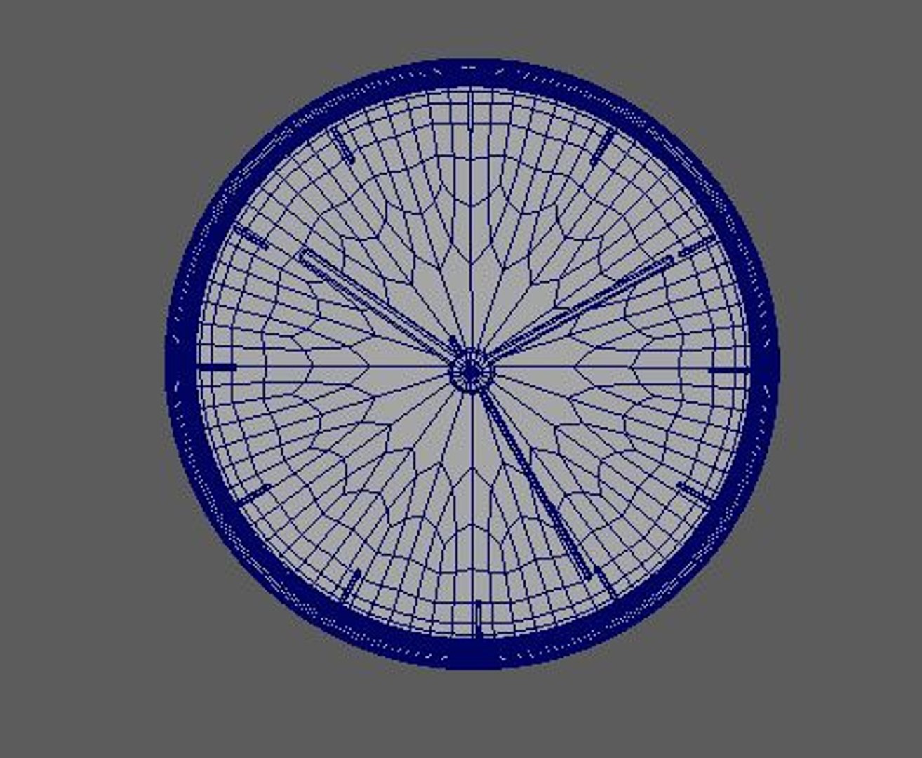 3D Clock Model Wall Low-poly 3D Model - TurboSquid 2335518