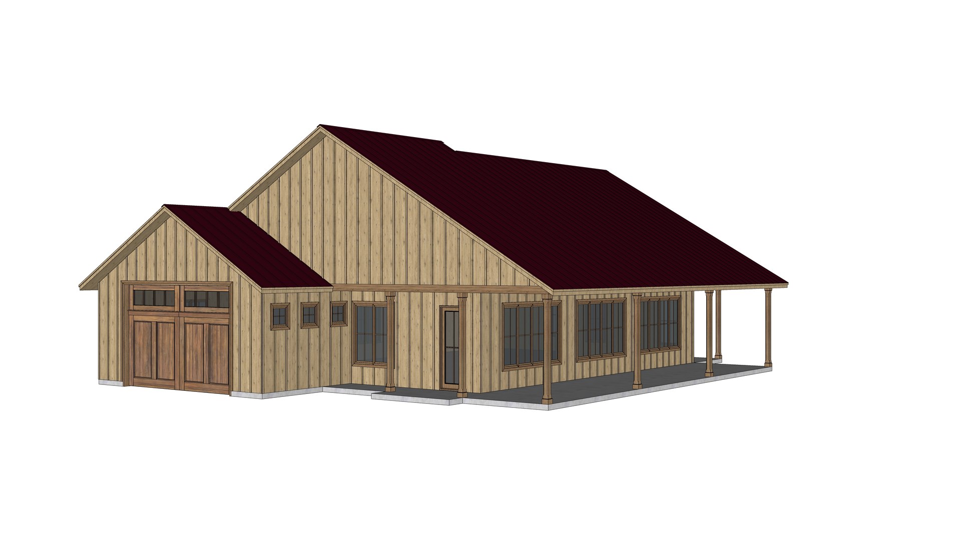 Barndominium House-98 Model - TurboSquid 2241751