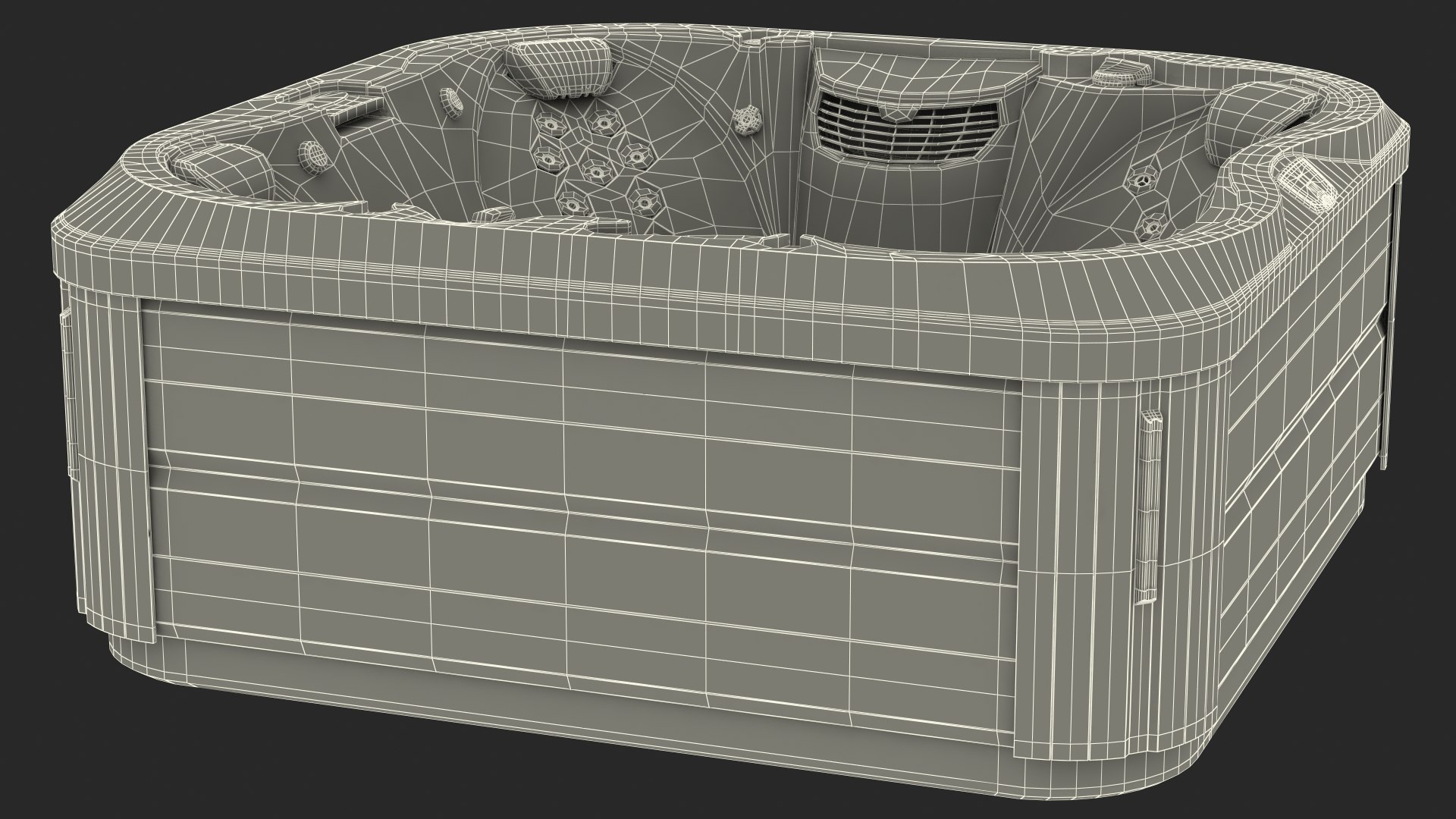 Jacuzzi J 335 Hot Tub Midnight 3D - TurboSquid 1716279