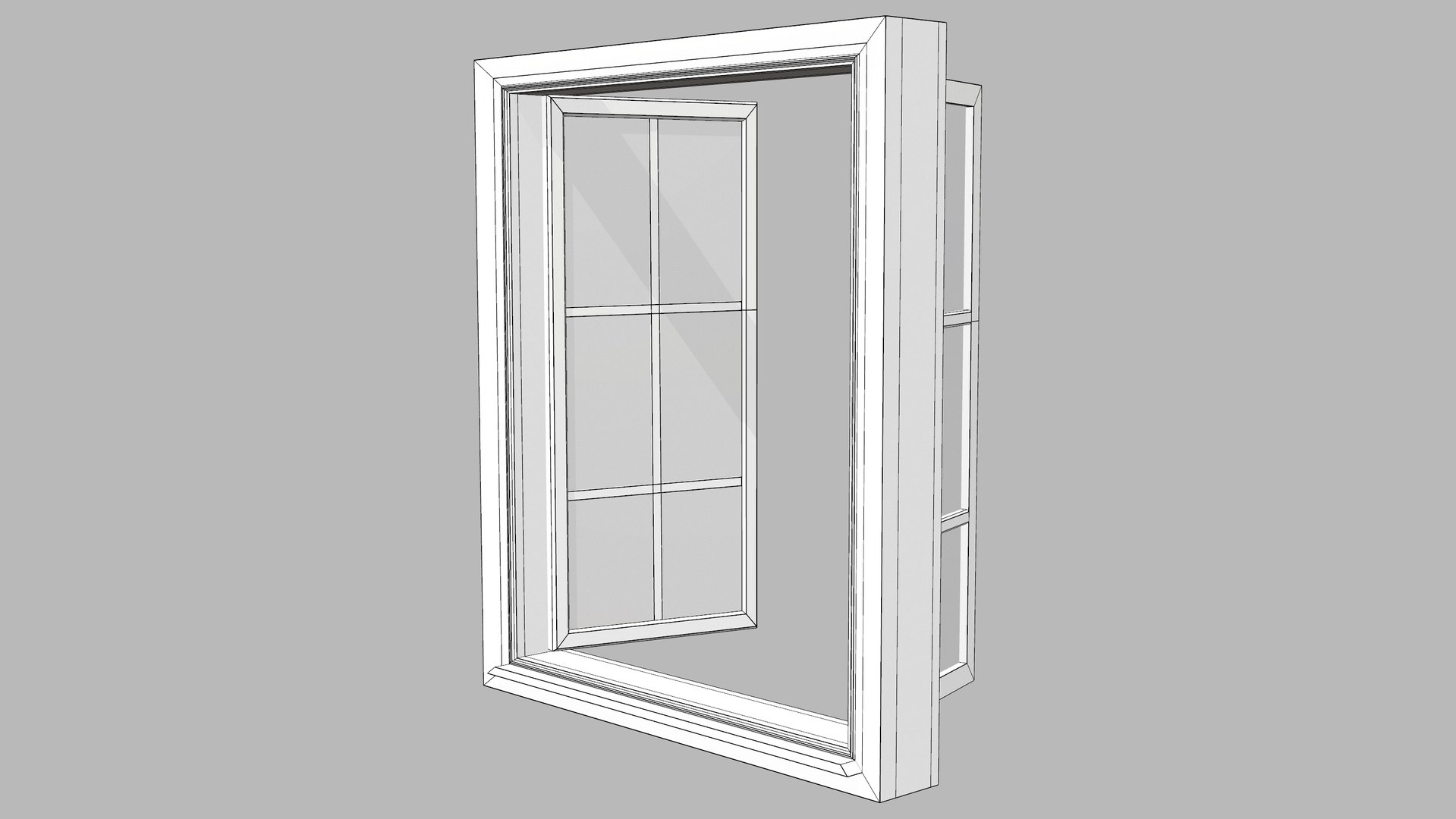 3D Open Windows - TurboSquid 1815102