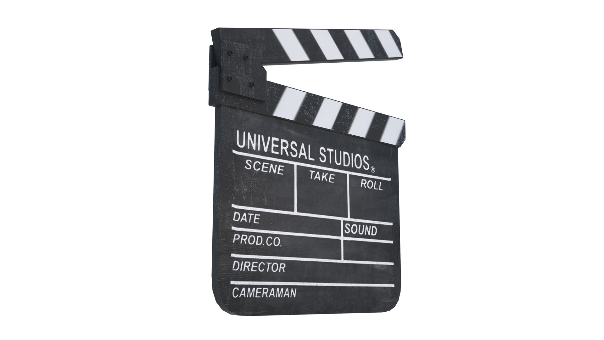 Clapperboard 3D Model - TurboSquid 1900894