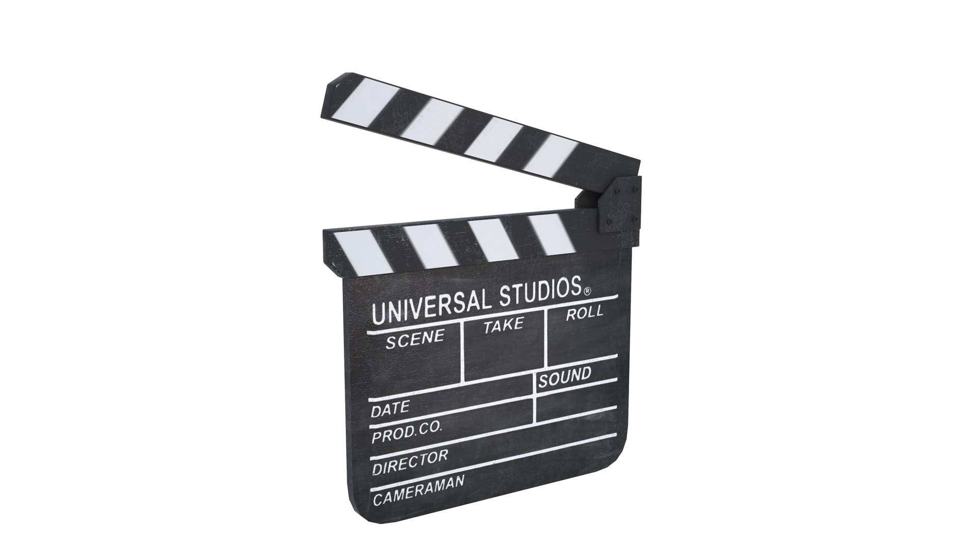Clapperboard 3D Model - TurboSquid 1900894
