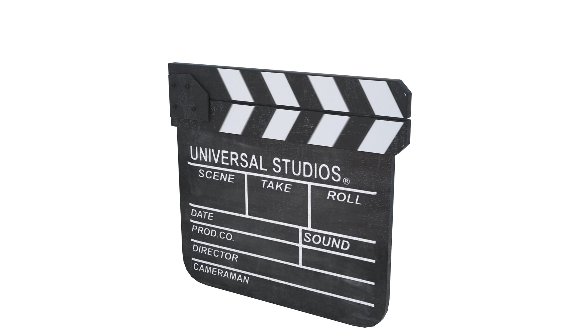 Clapperboard 3D Model - TurboSquid 1900894