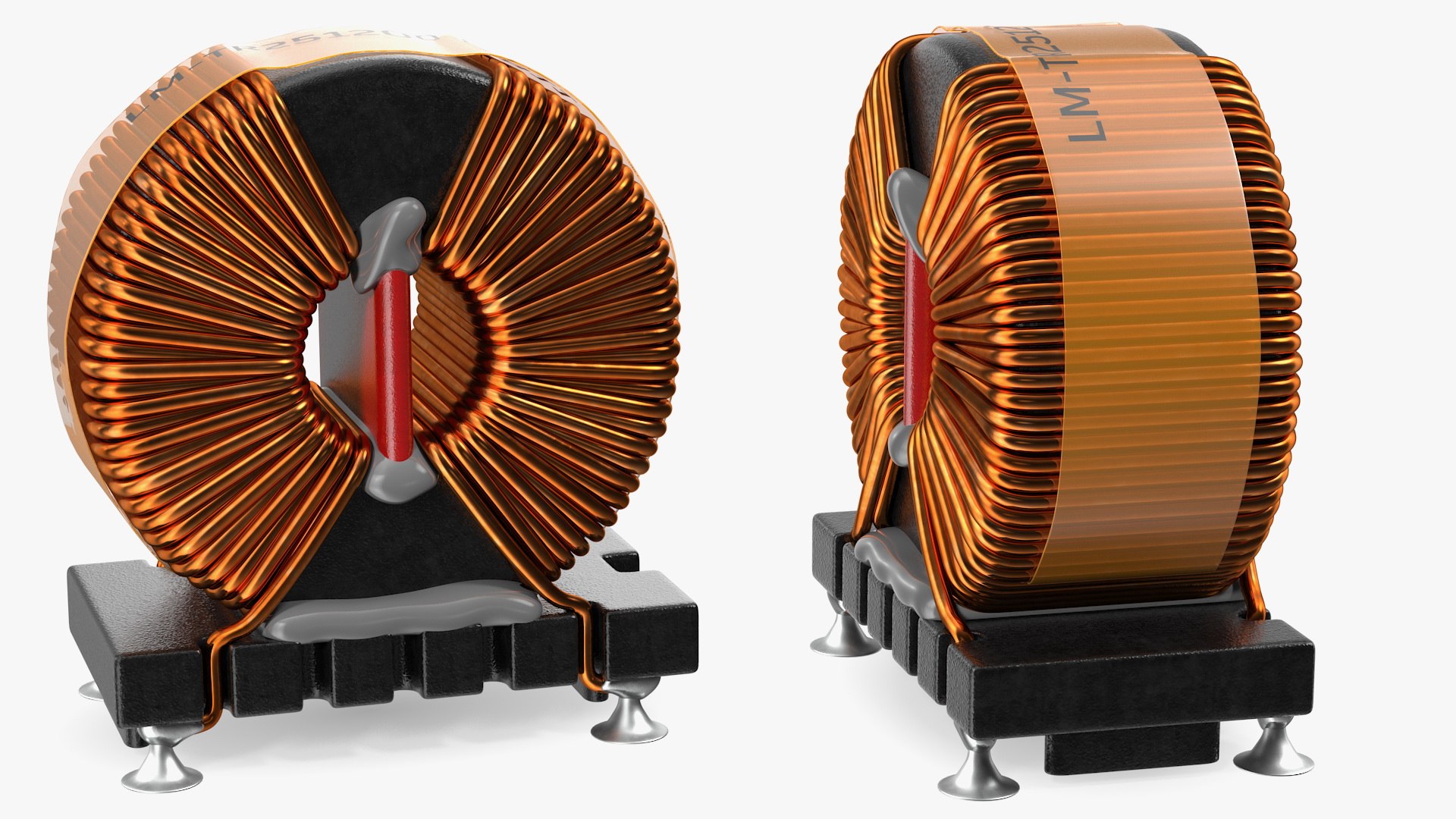 3D Common Mode Choke Filter Model - TurboSquid 1670547