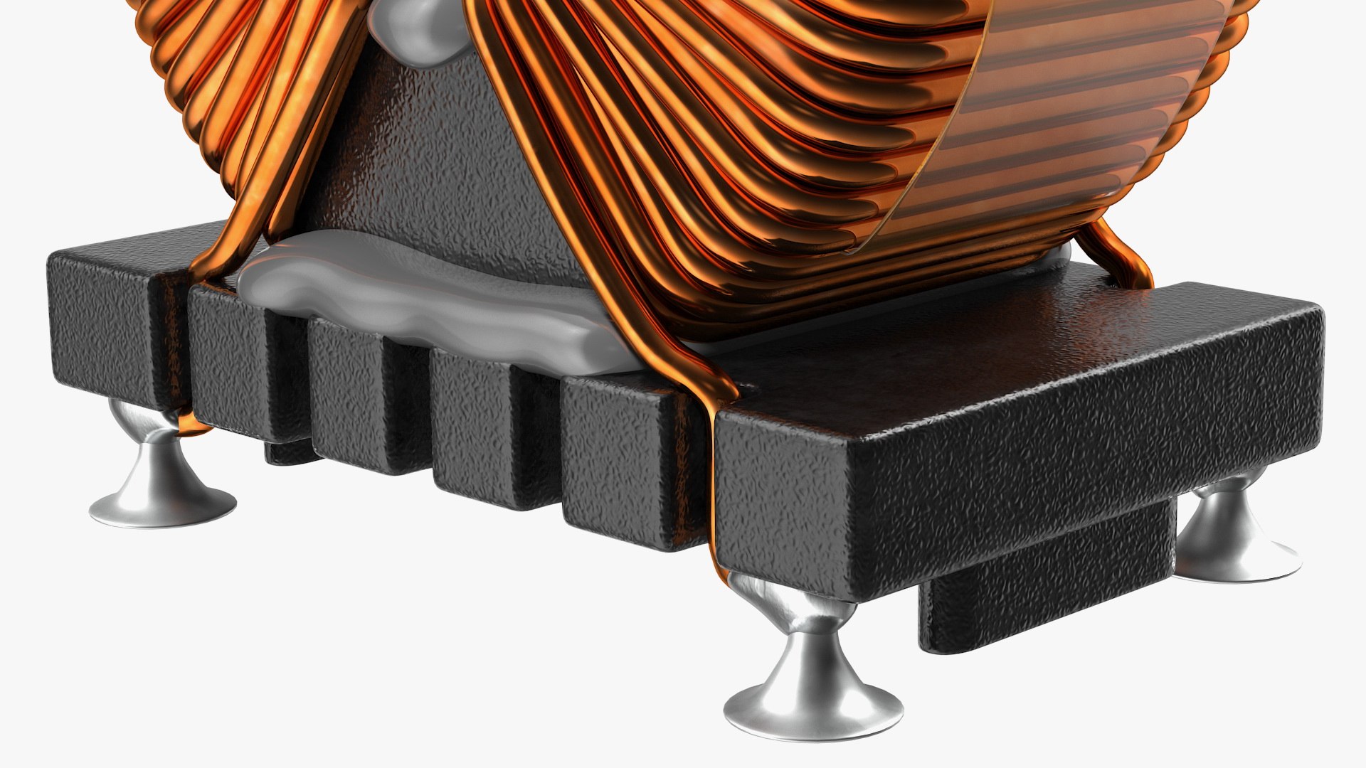 3D Common Mode Choke Filter Model - TurboSquid 1670547
