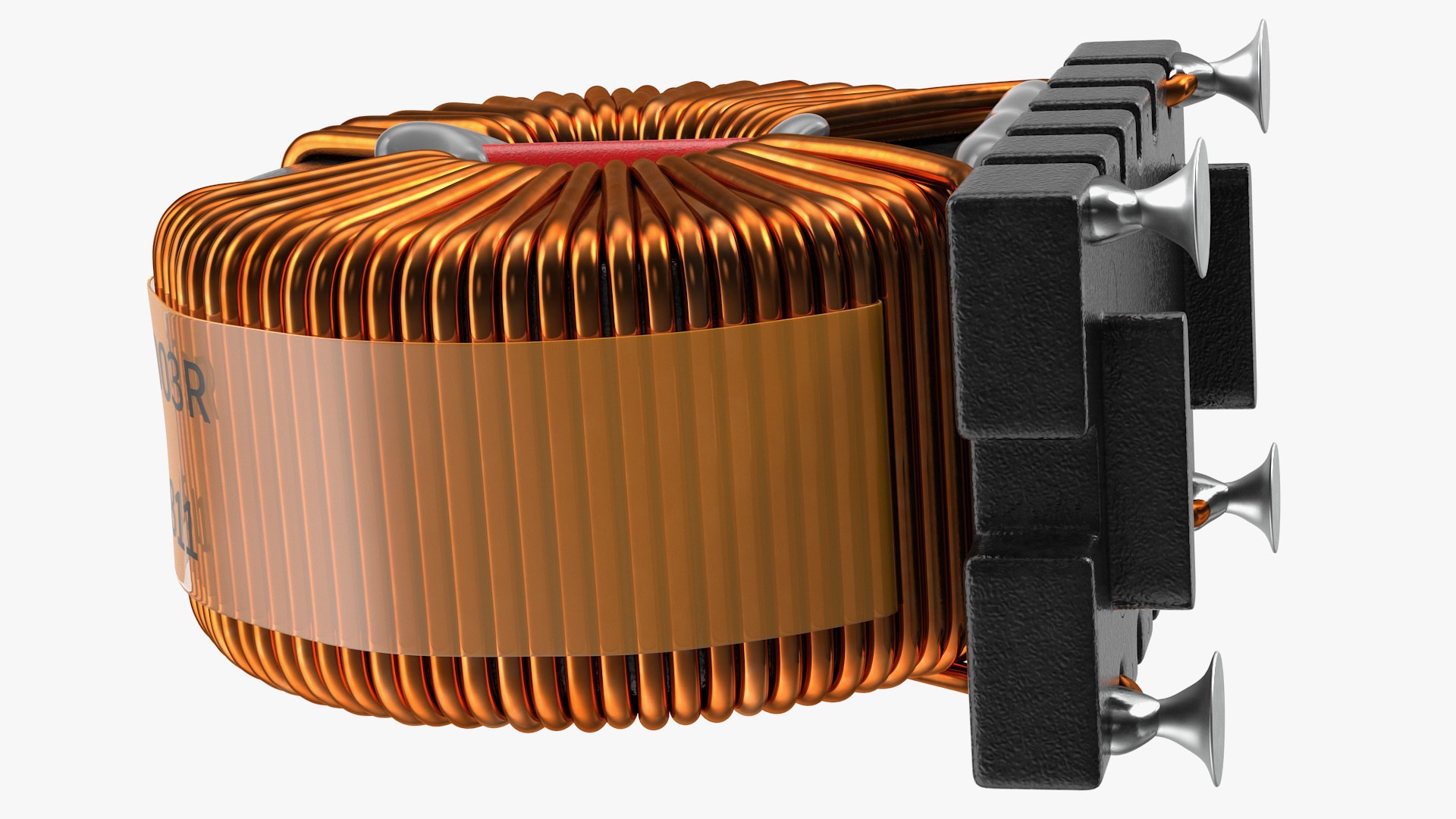 3D Common Mode Choke Filter Model - TurboSquid 1670547