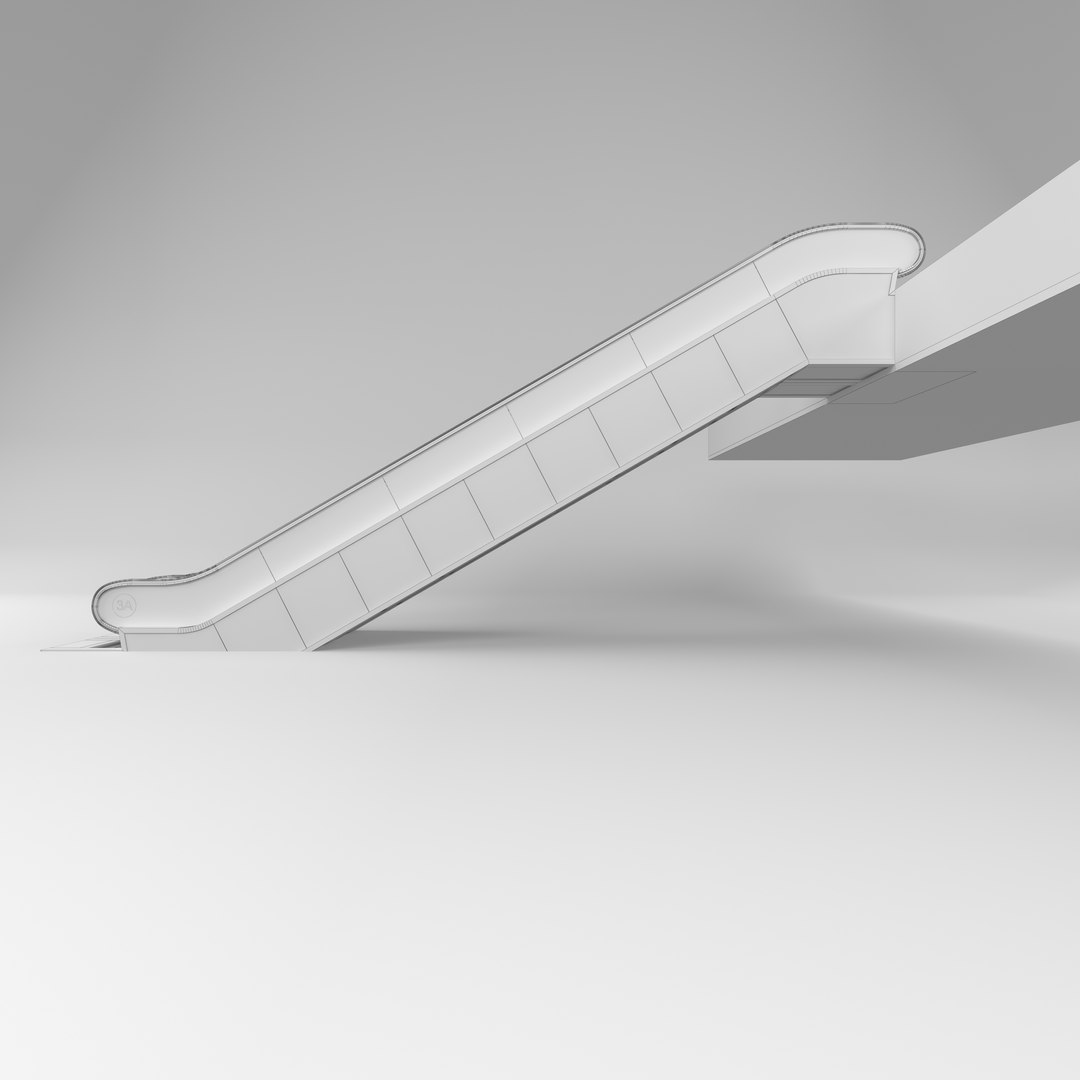 Escalator 3D Model - TurboSquid 1814511