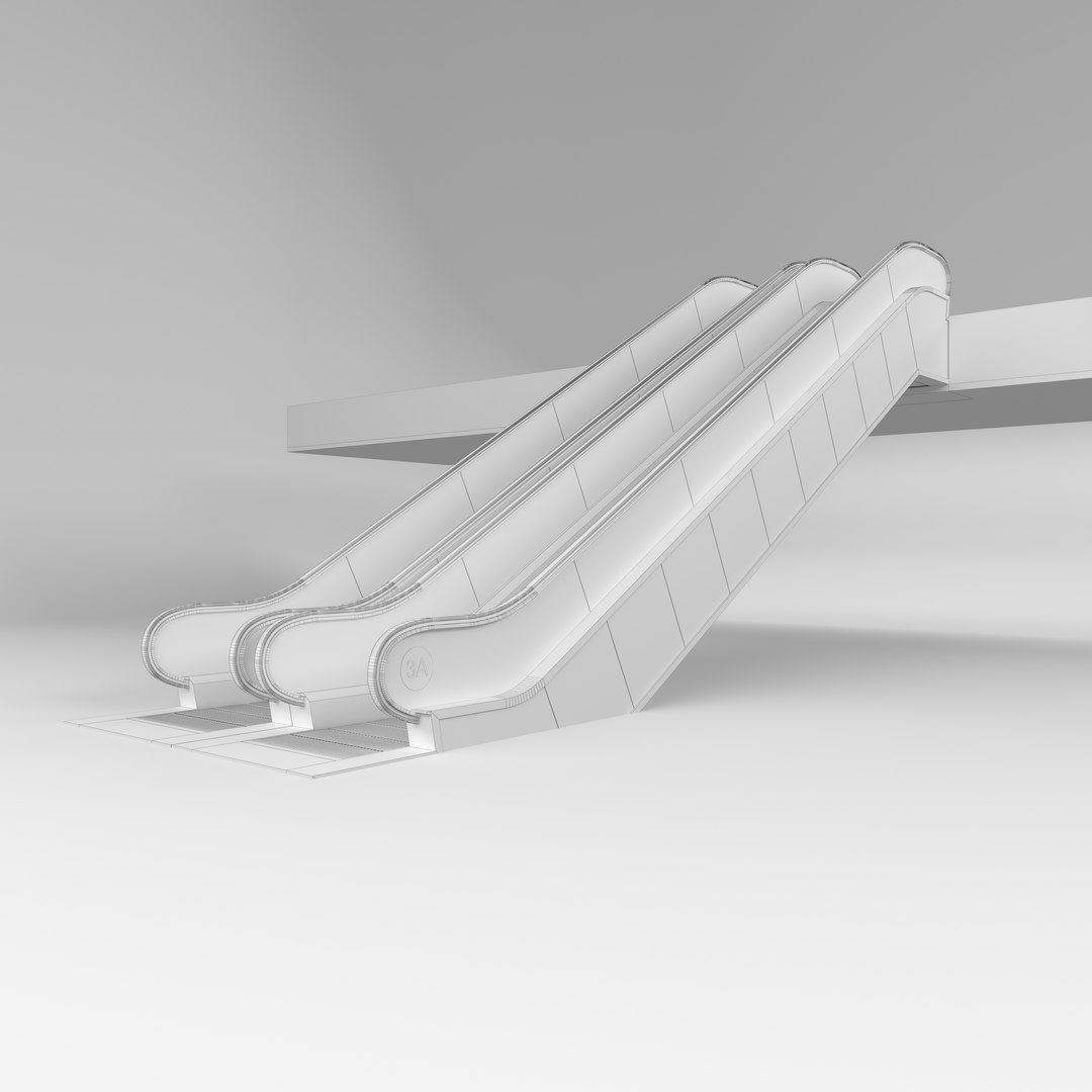 Escalator 3D Model - TurboSquid 1814511