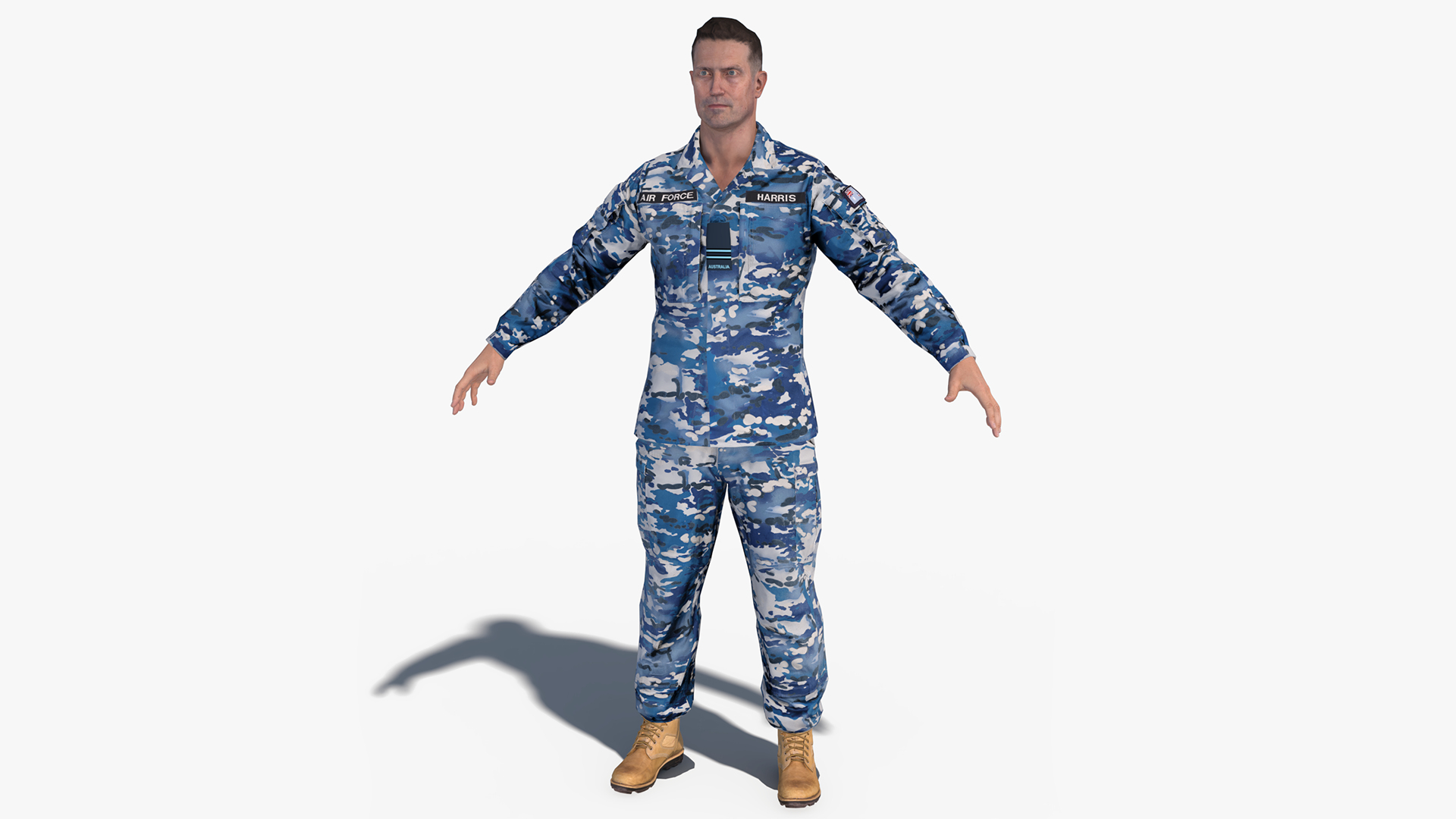 Australian RAAF DPU Camo - RIGGED 3D - TurboSquid 1900896