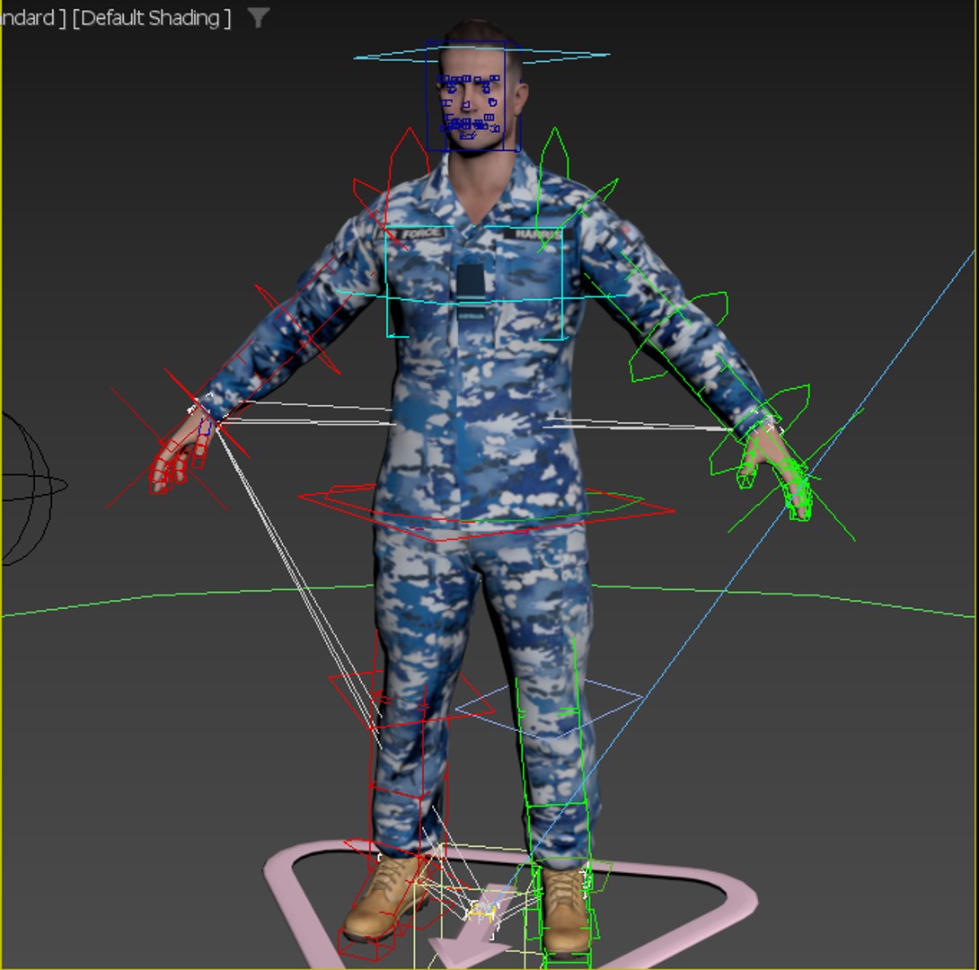 Australian RAAF DPU Camo - RIGGED 3D - TurboSquid 1900896