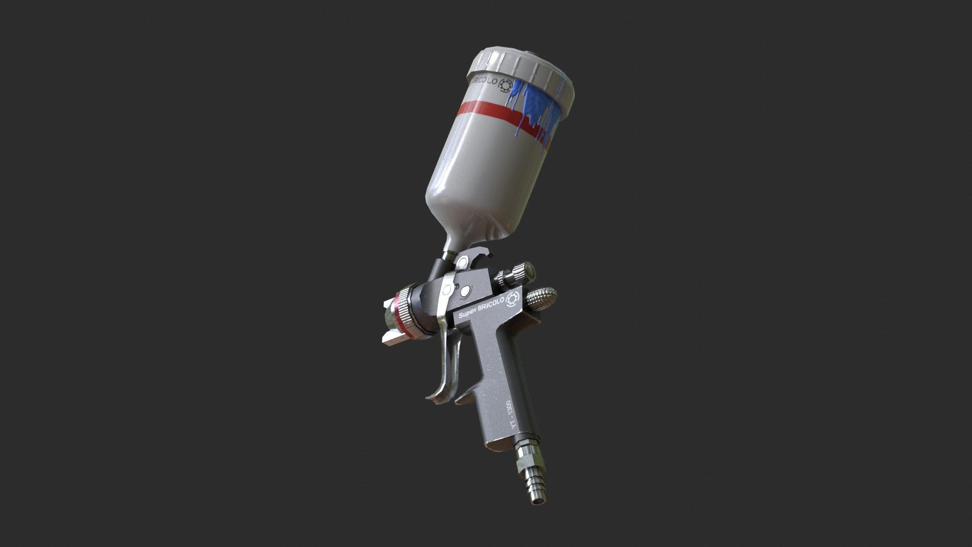 3D Spray Gun Model - TurboSquid 1755759