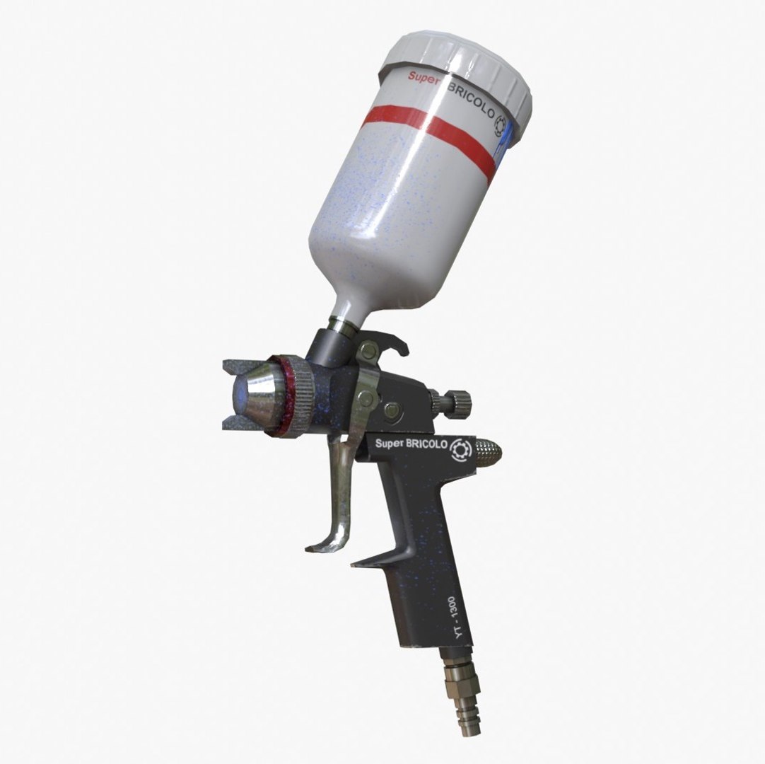 3D Spray Gun Model - TurboSquid 1755759