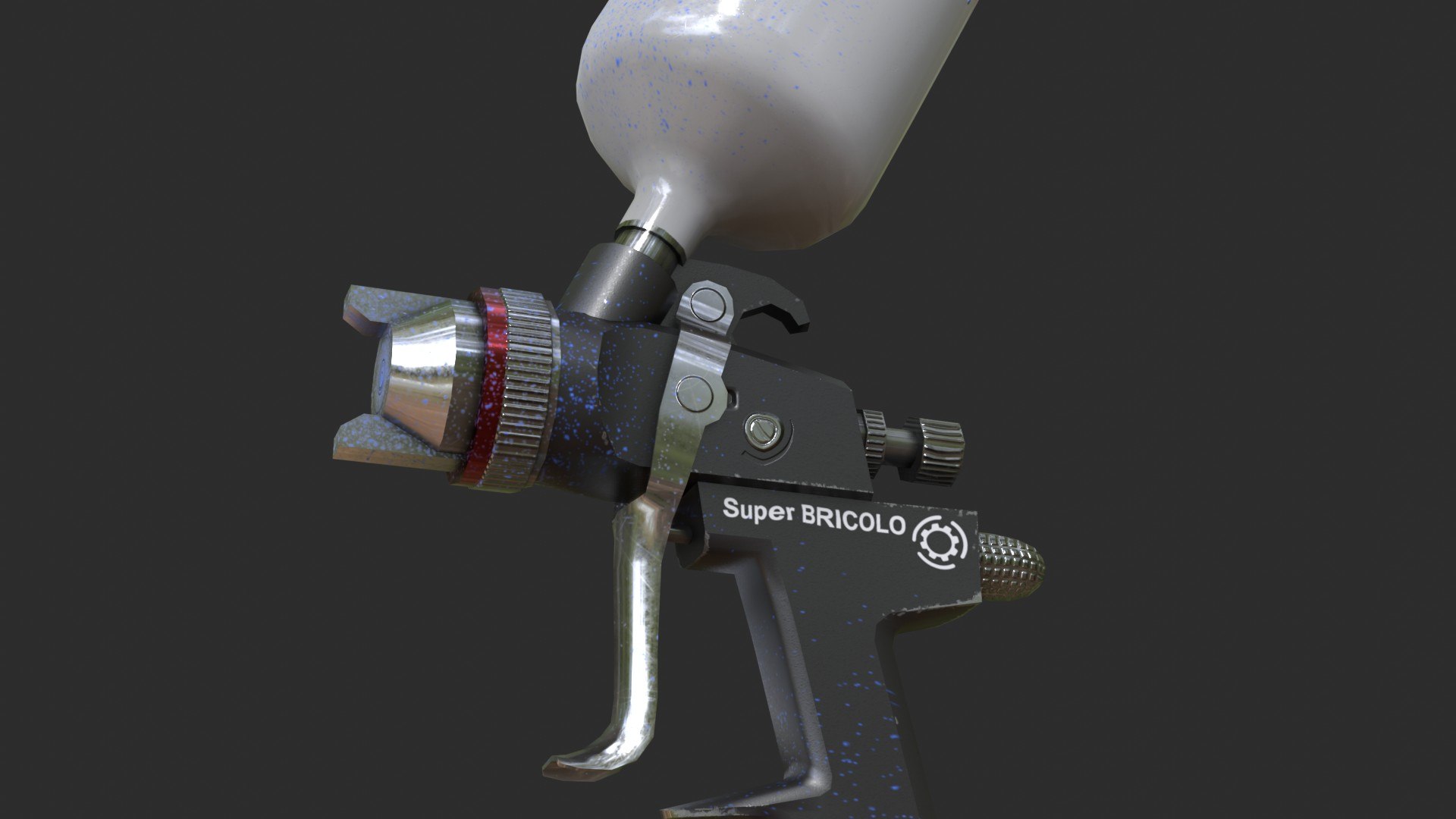3D Spray Gun Model - TurboSquid 1755759