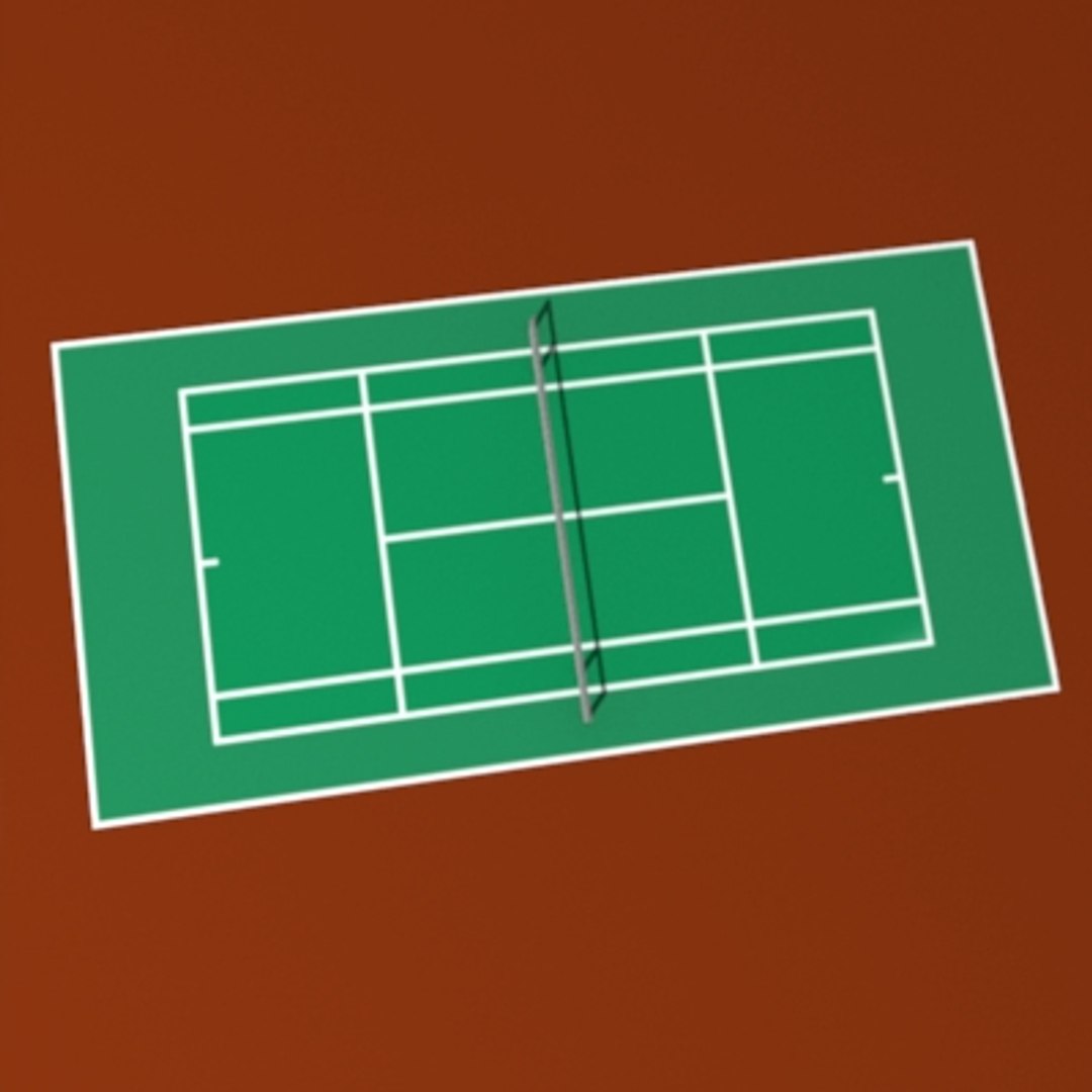 Tennis Field Obj