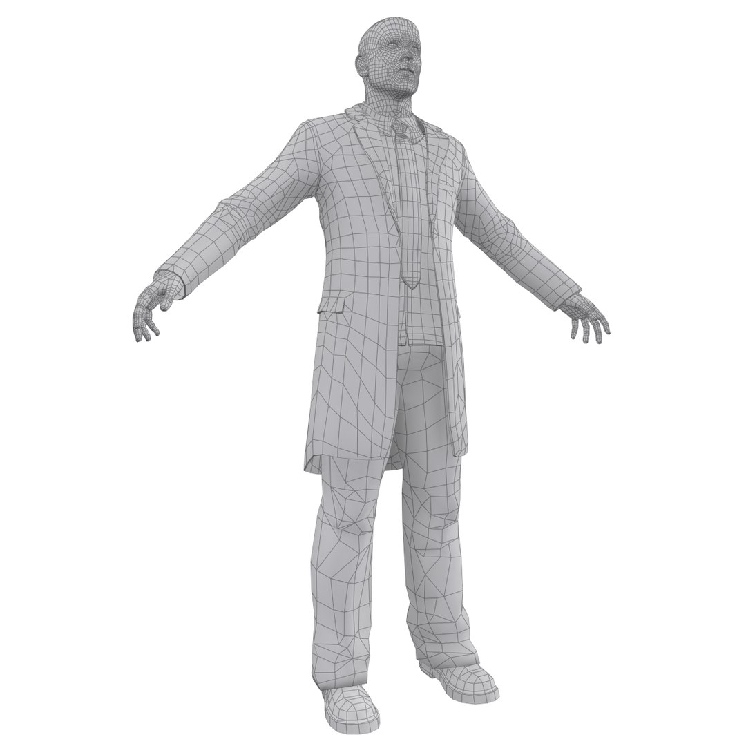 3d human man male model
