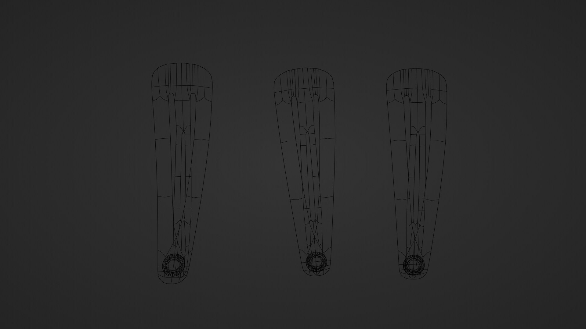 3D Metal Hair Pin Clip Retro 3D Model - TurboSquid 1989147