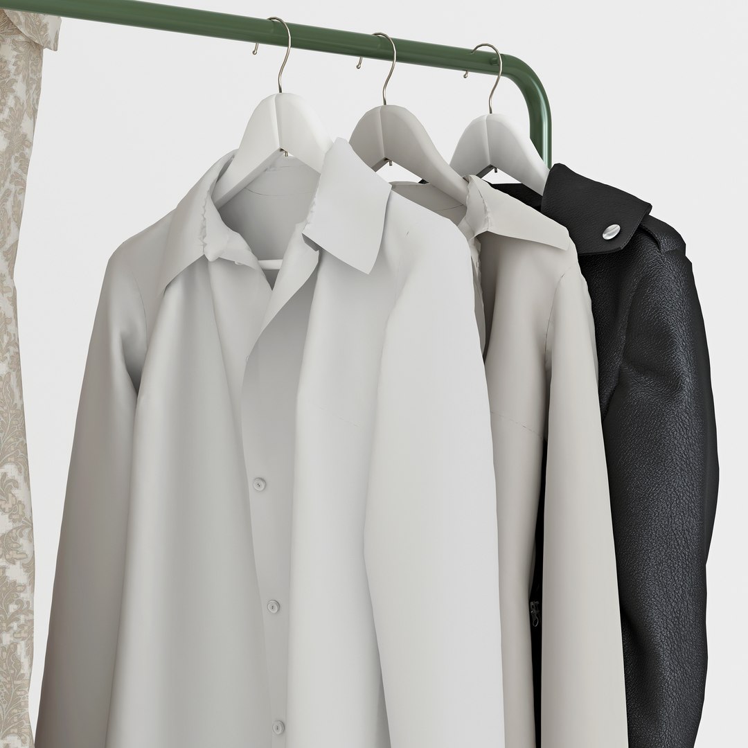 Clothing rack 3D model - TurboSquid 1574630