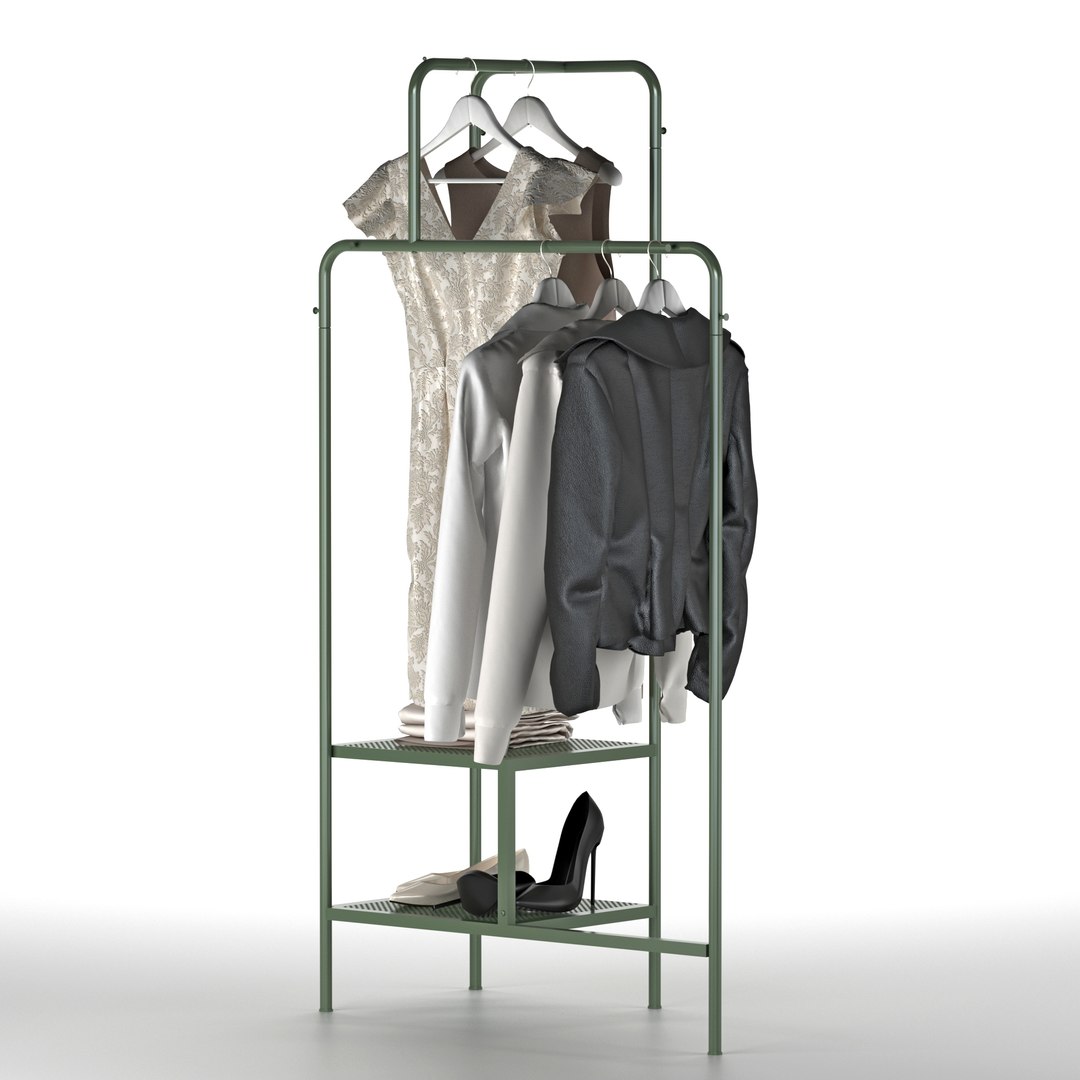Clothing rack 3D model - TurboSquid 1574630