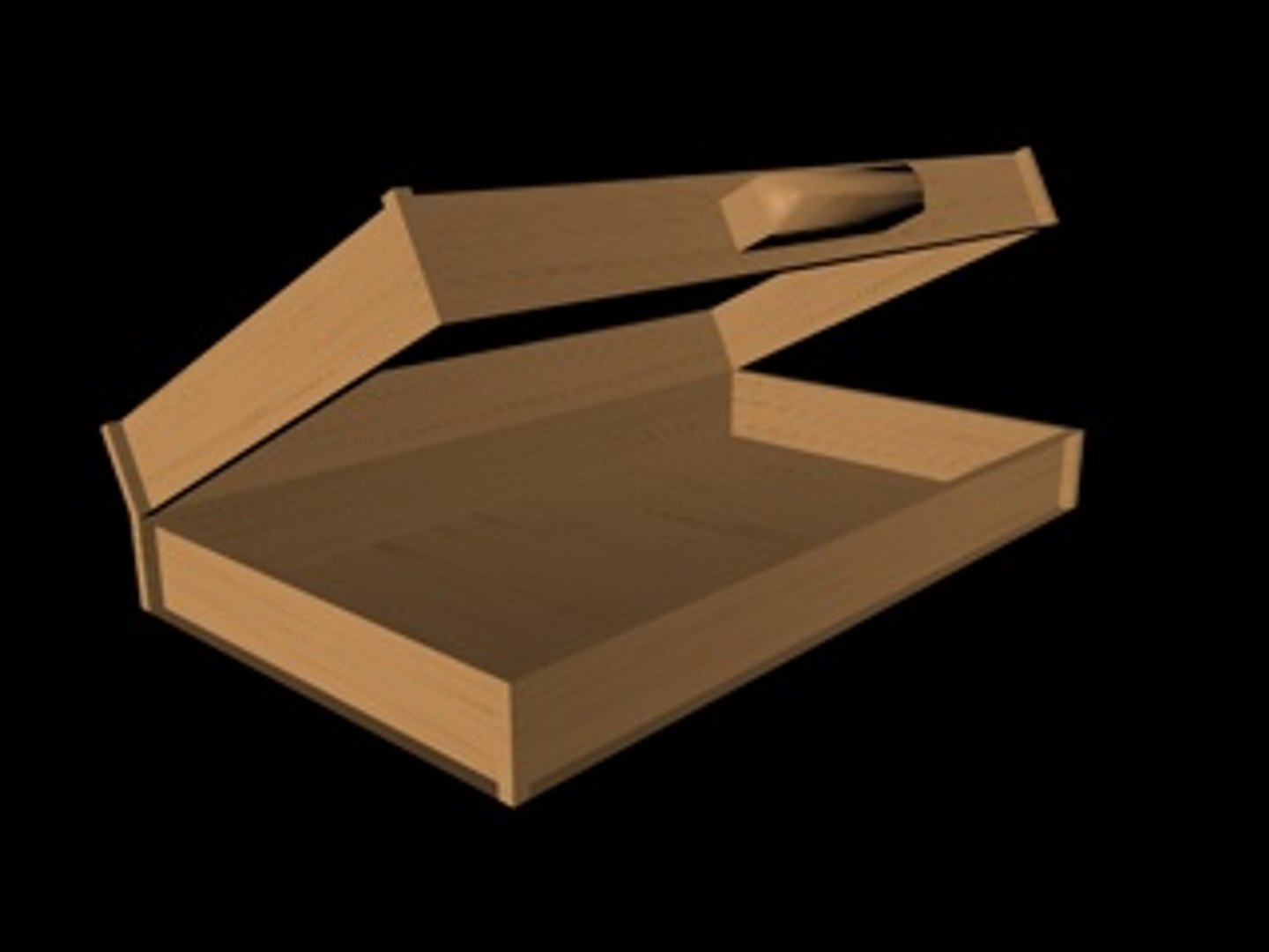 Free C4d Model Wooden Box