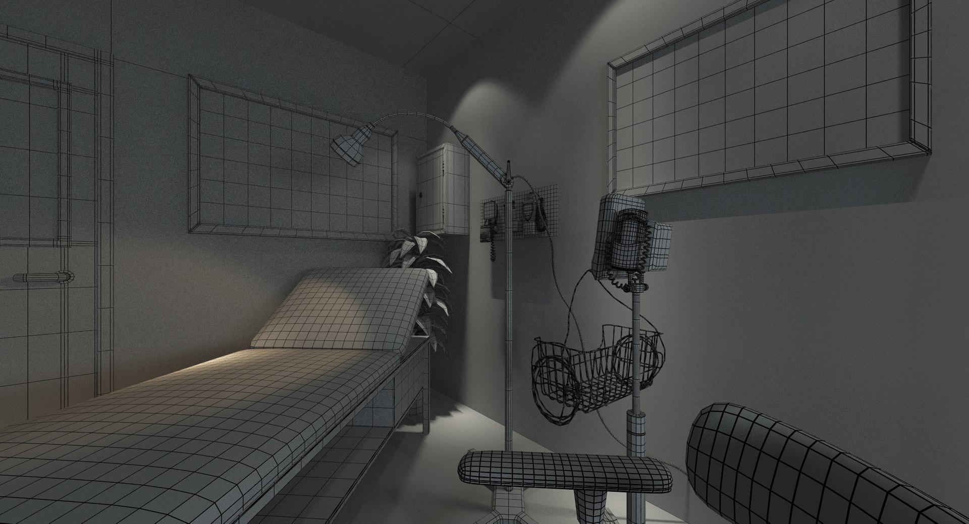 Exam room classic 3D model - TurboSquid 1377657