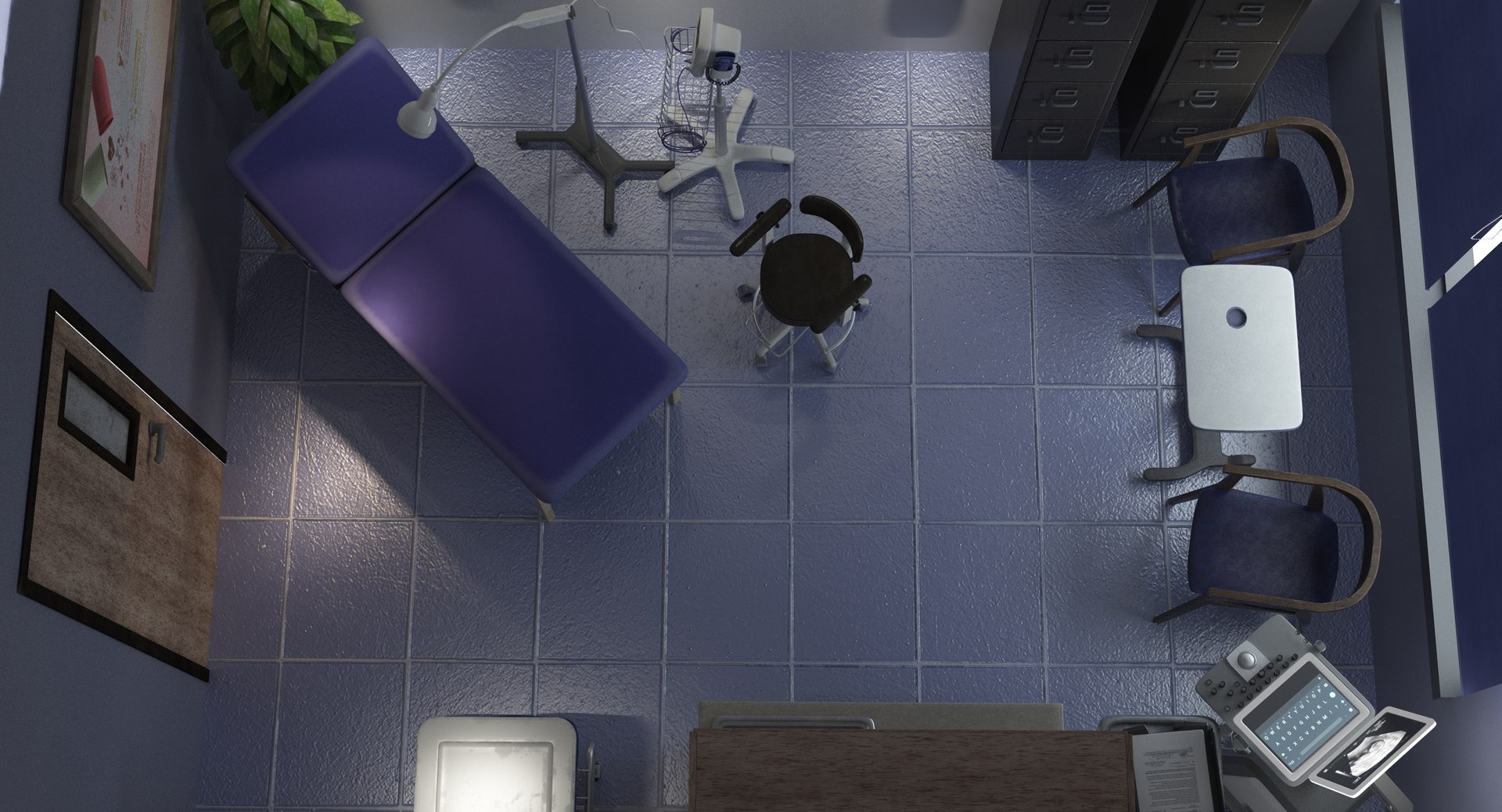 Exam room classic 3D model - TurboSquid 1377657