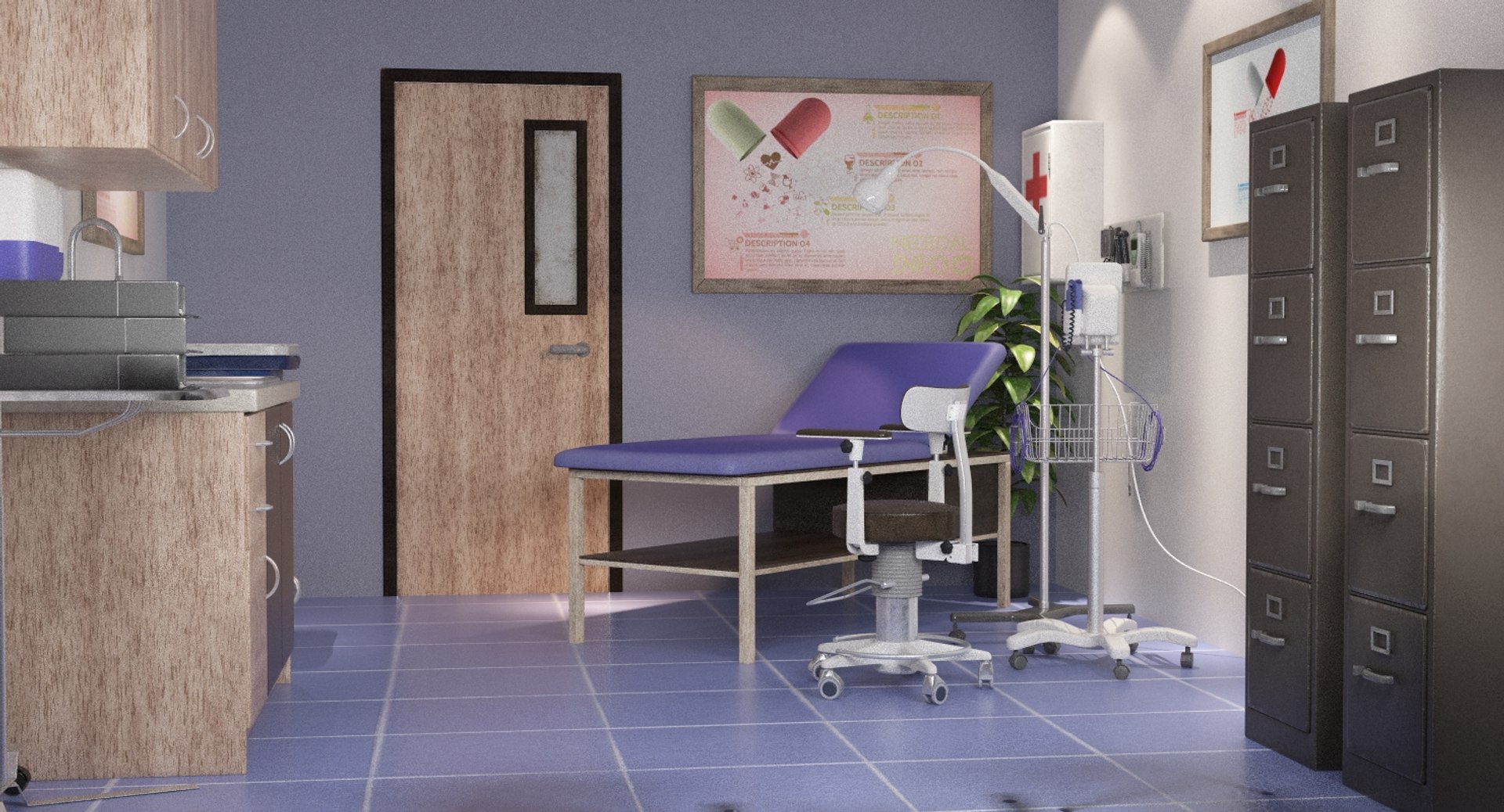 Exam room classic 3D model - TurboSquid 1377657