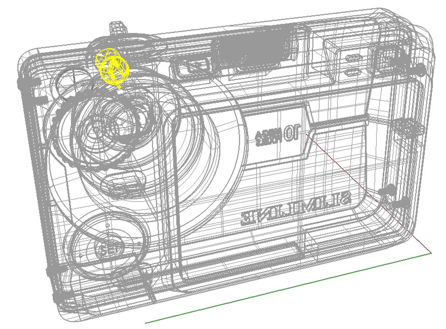 3d 3dm slimline 10 mega-pixels digital camera