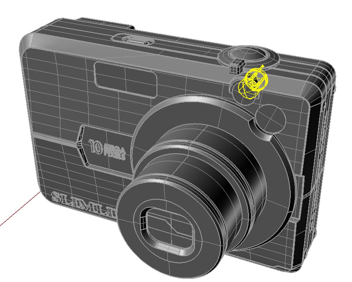 3d 3dm slimline 10 mega-pixels digital camera