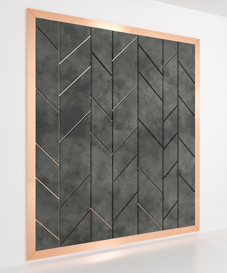 Soft wall panel decorative 3D model - TurboSquid 1799008