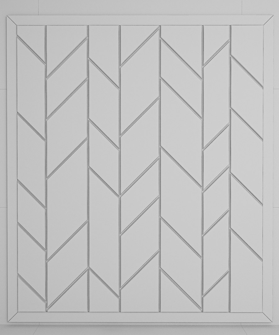 Soft wall panel decorative 3D model - TurboSquid 1799008