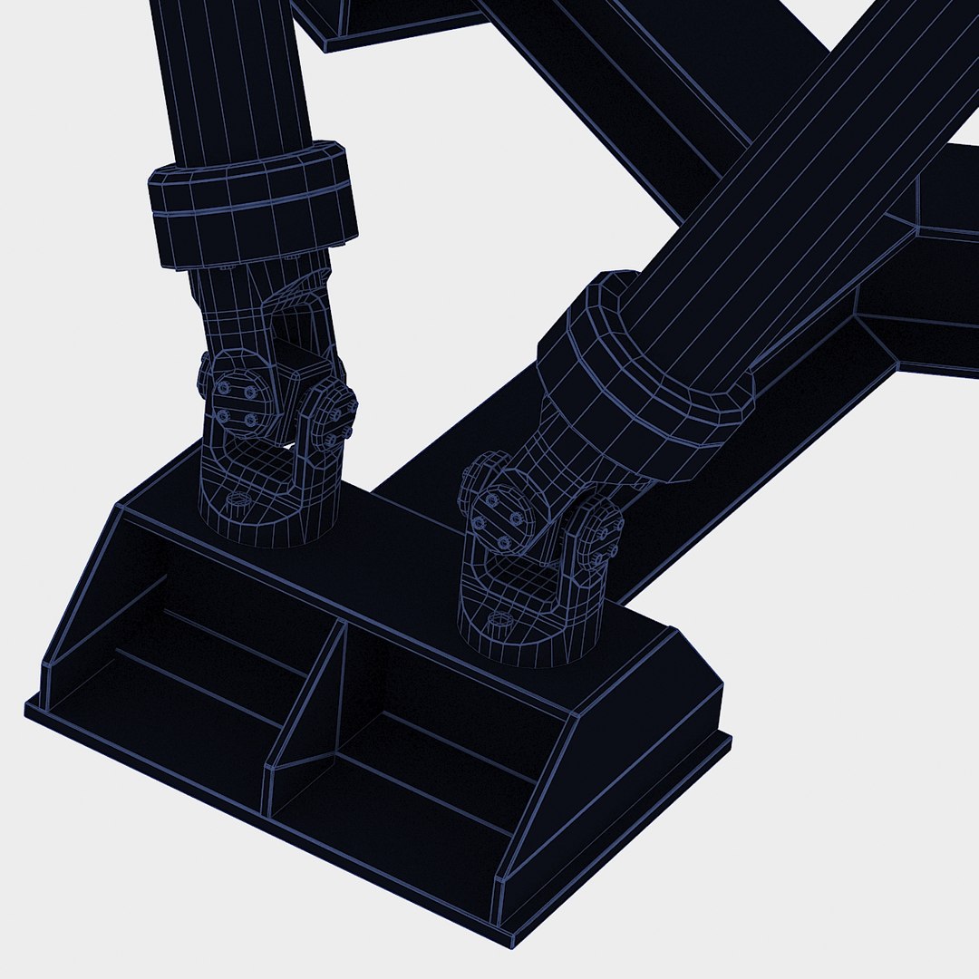 3d hydraulic stand model