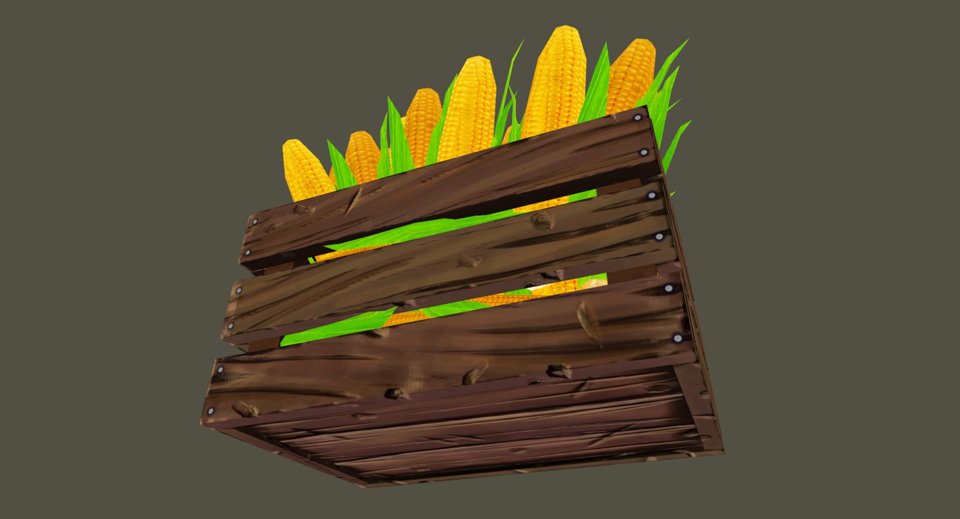 crate corn obj