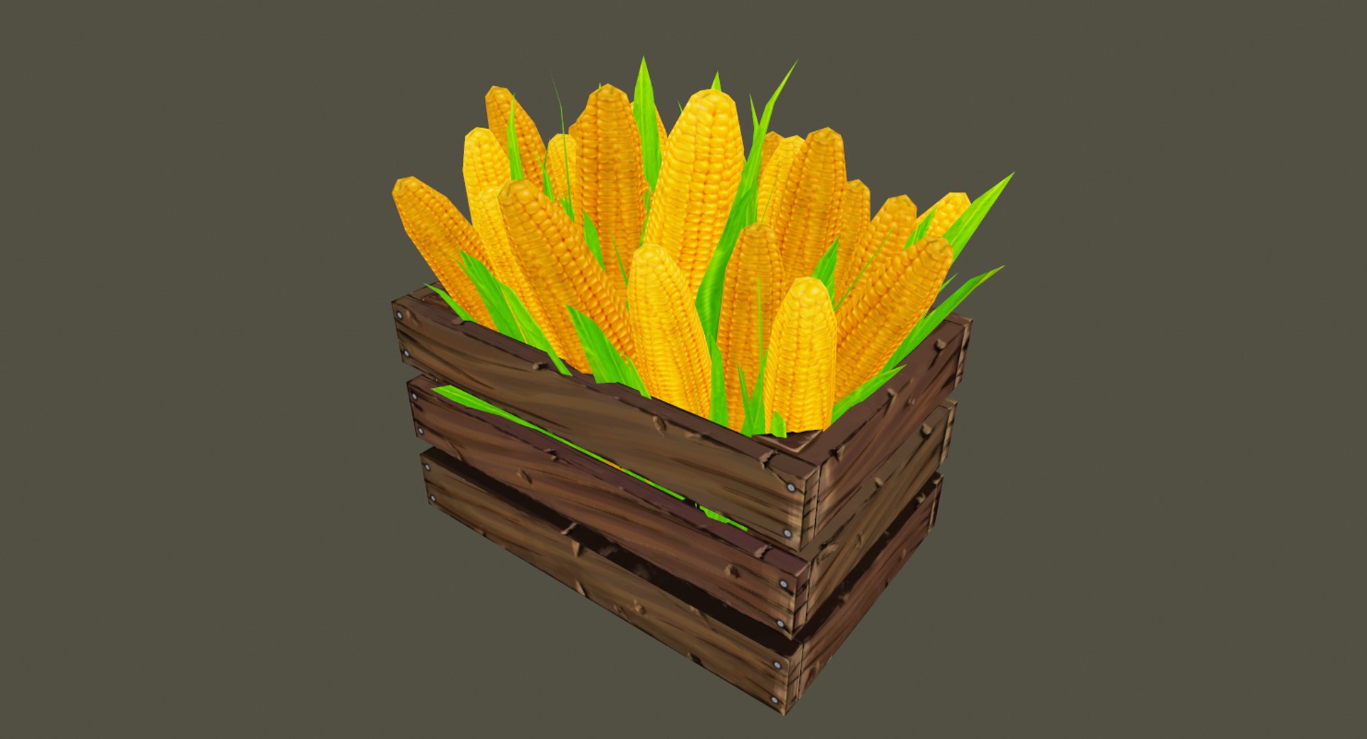 crate corn obj