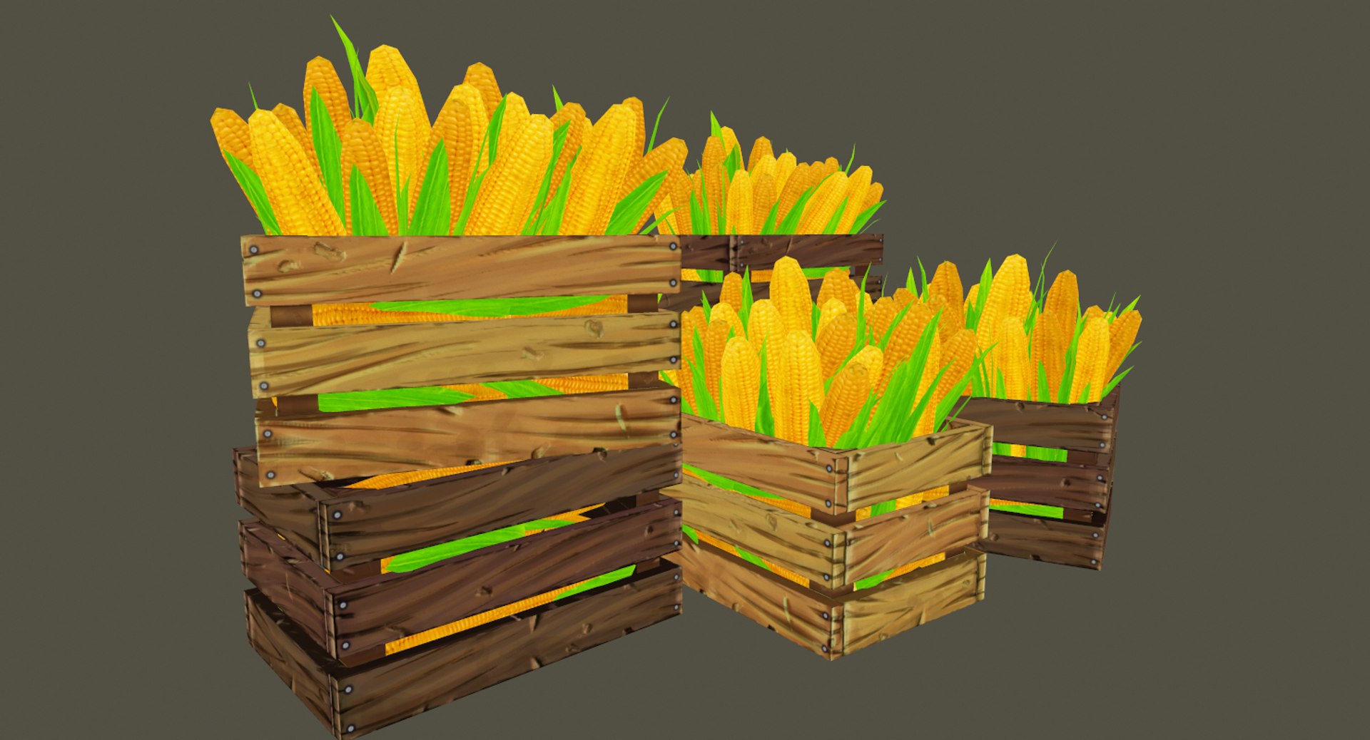crate corn obj