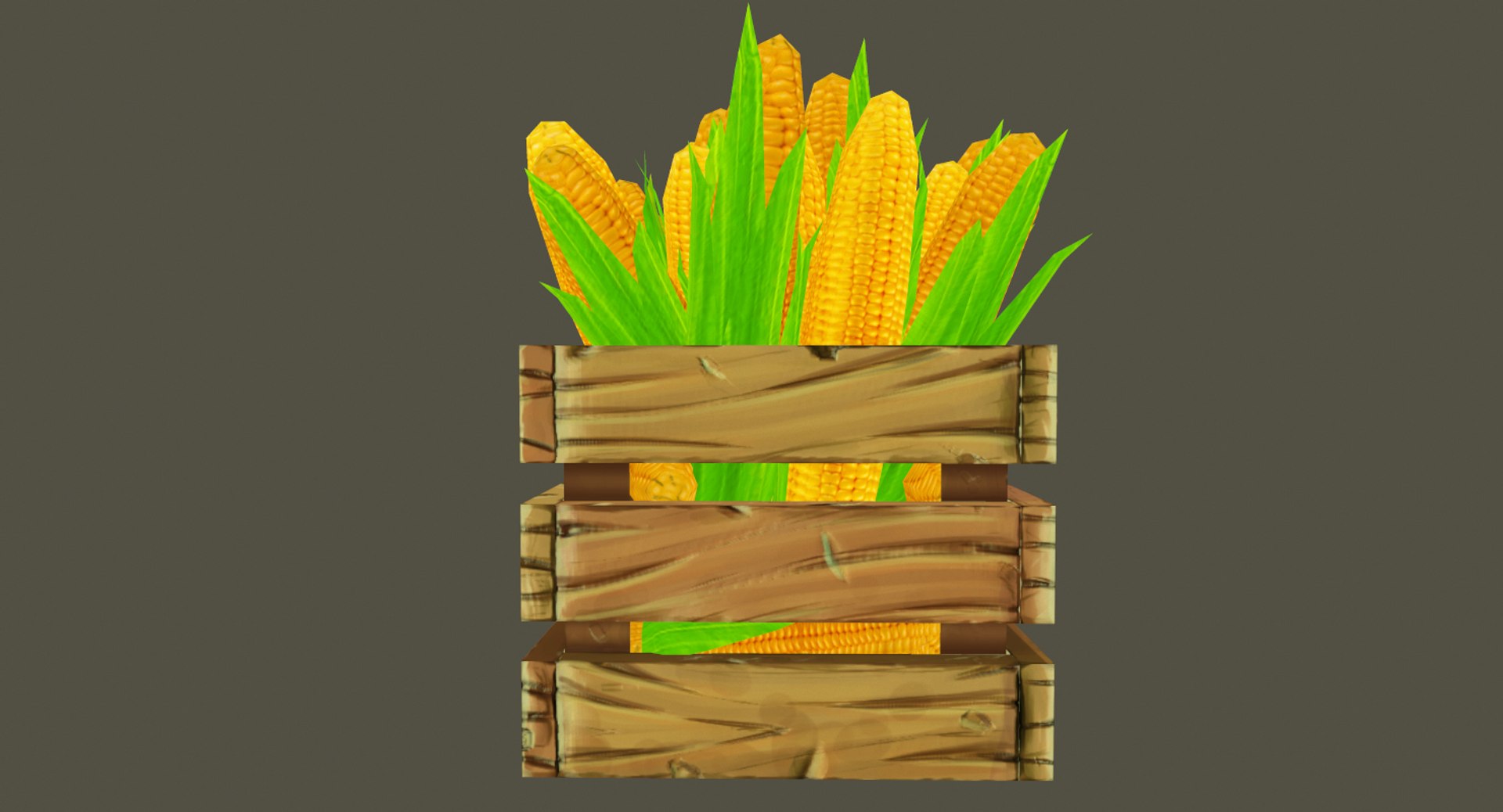 crate corn obj