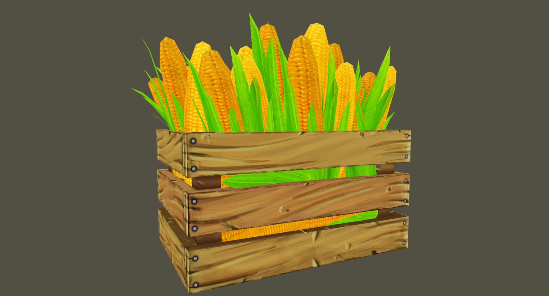 crate corn obj