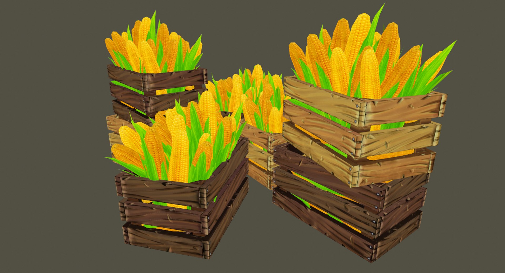 crate corn obj