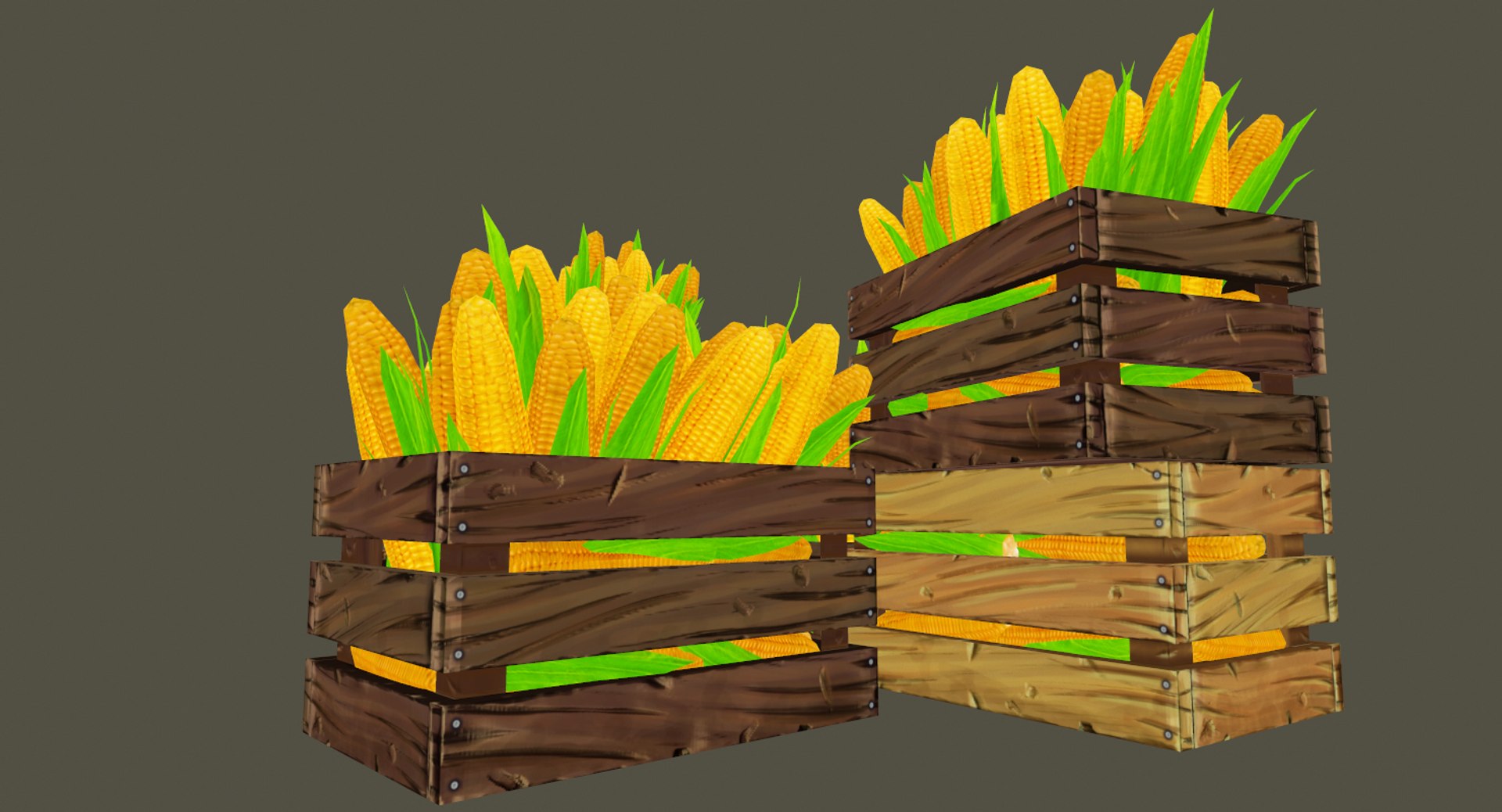 crate corn obj