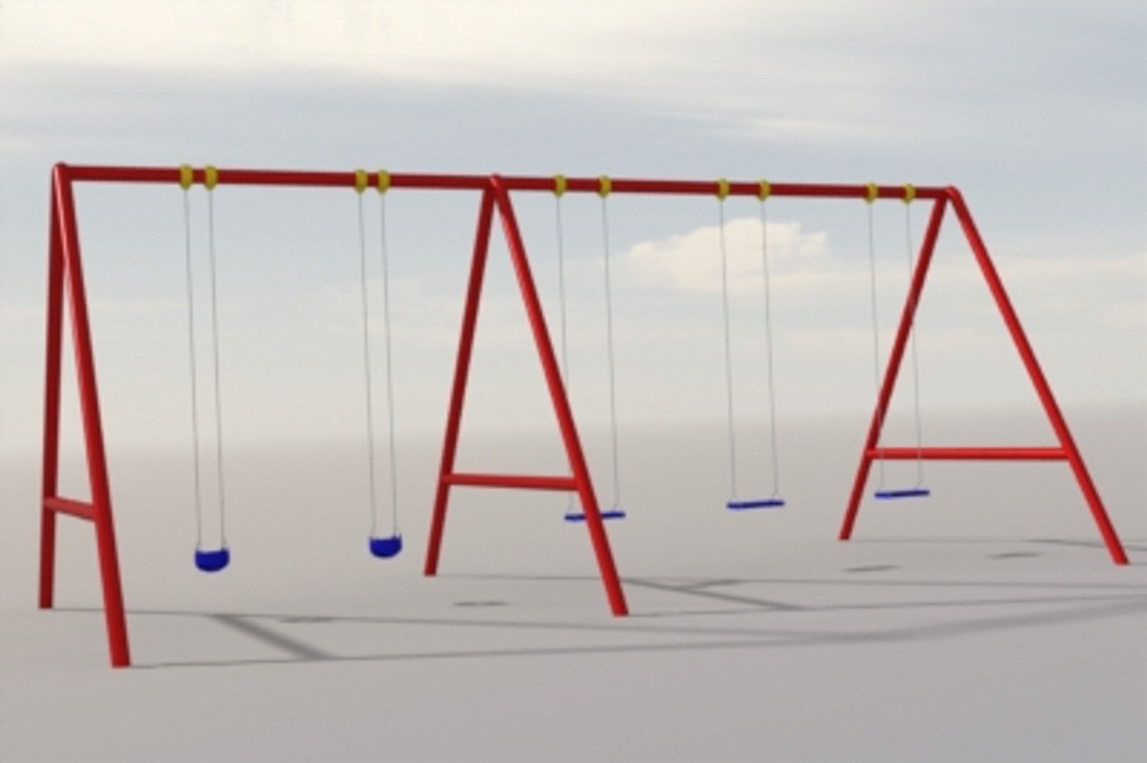 swing set 3d model