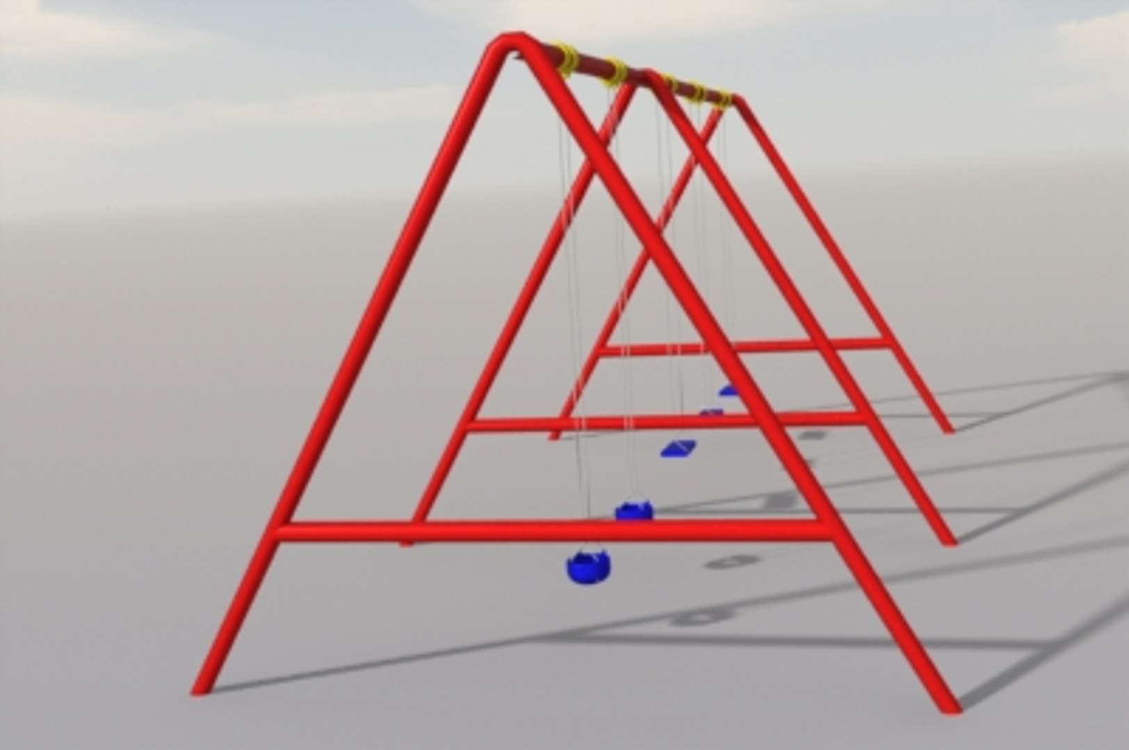 swing set 3d model