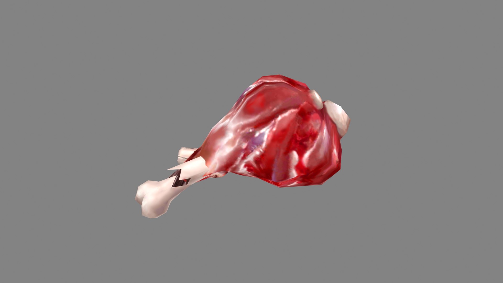 3D Model Cartoon Beef - Pork - Lamb - Fresh Meat Ingredients ...