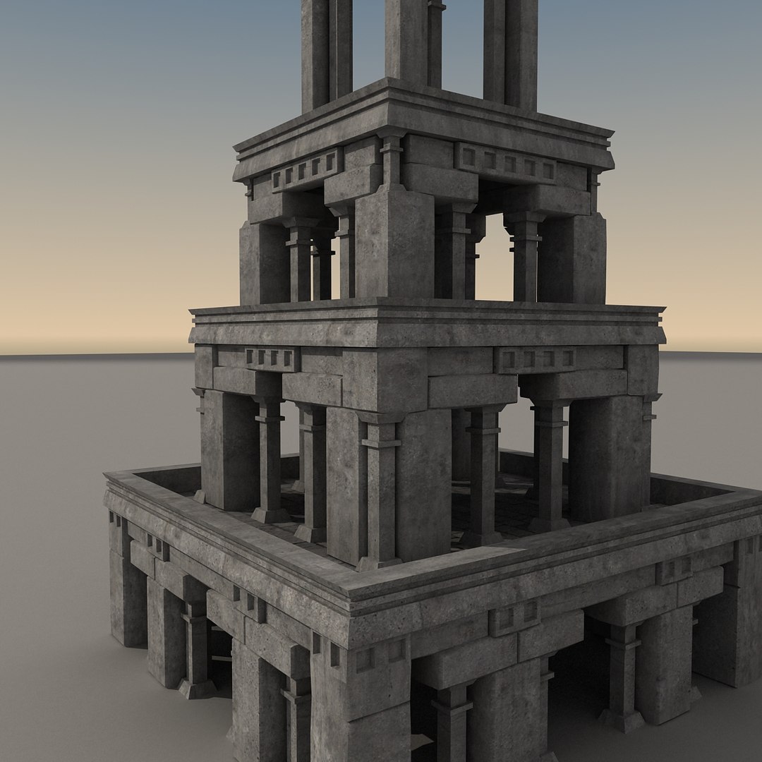 Ancient Fantasy Building Max