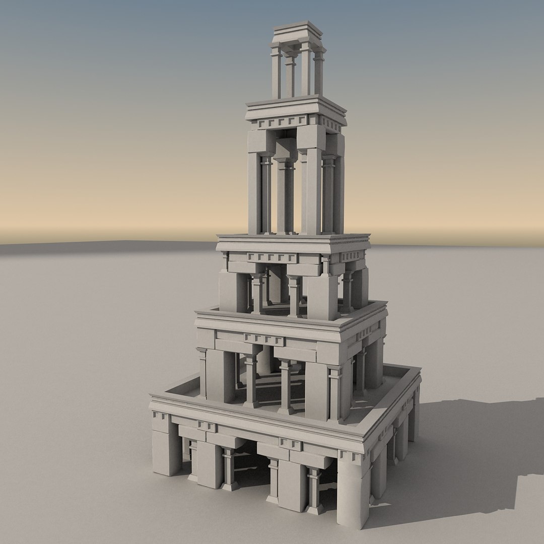 Ancient Fantasy Building Max
