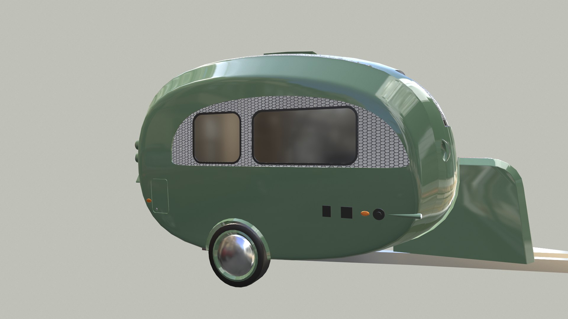 3D Caravan -Travel Trailer model - TurboSquid 1790269