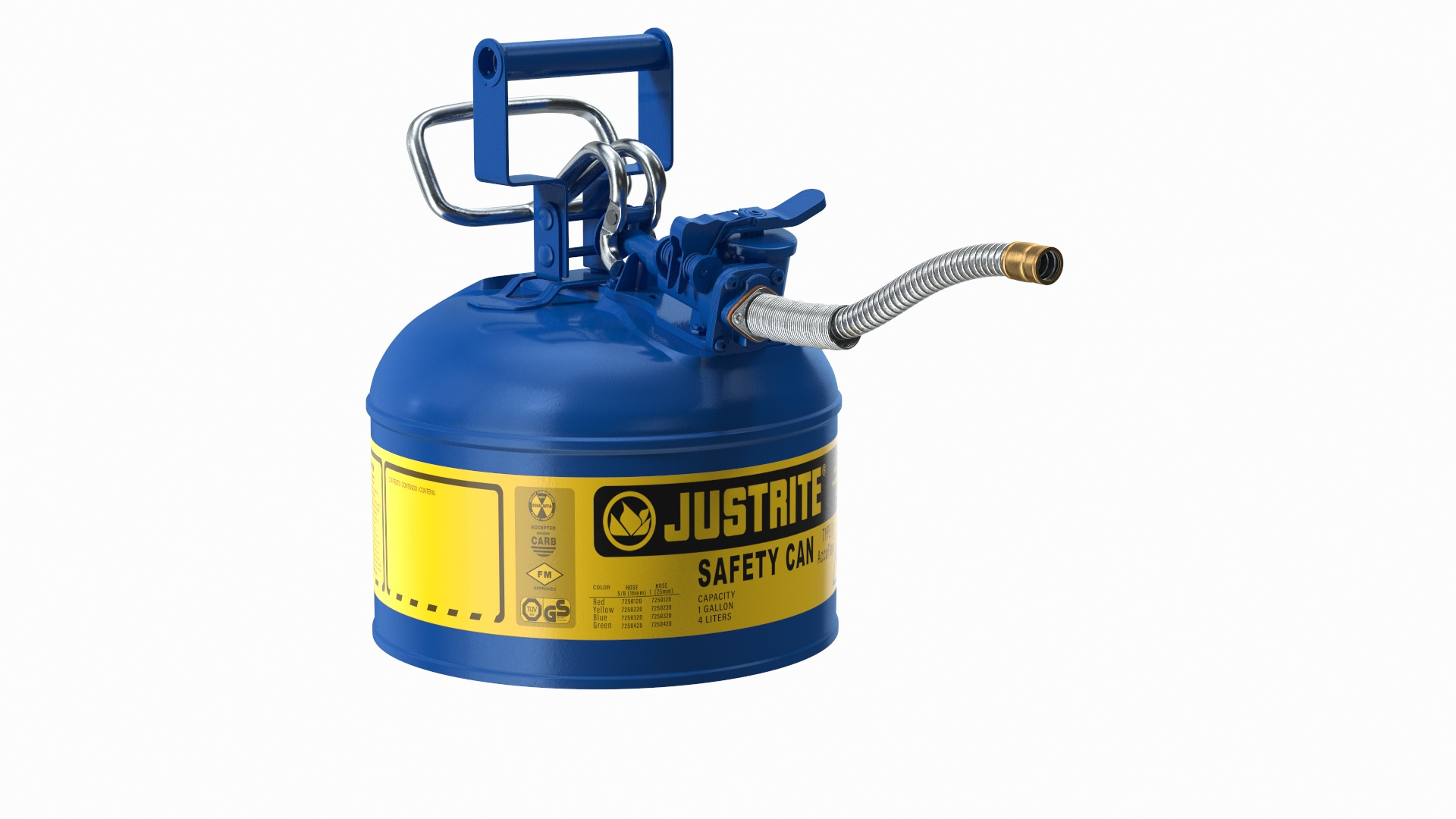Safety Fuel Can One Gallon Blue3D模型 - TurboSquid 1934946