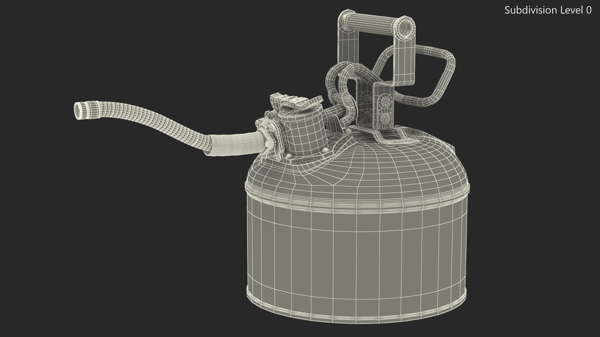 3D Safety Fuel Can One Gallon Blue - TurboSquid 1934946