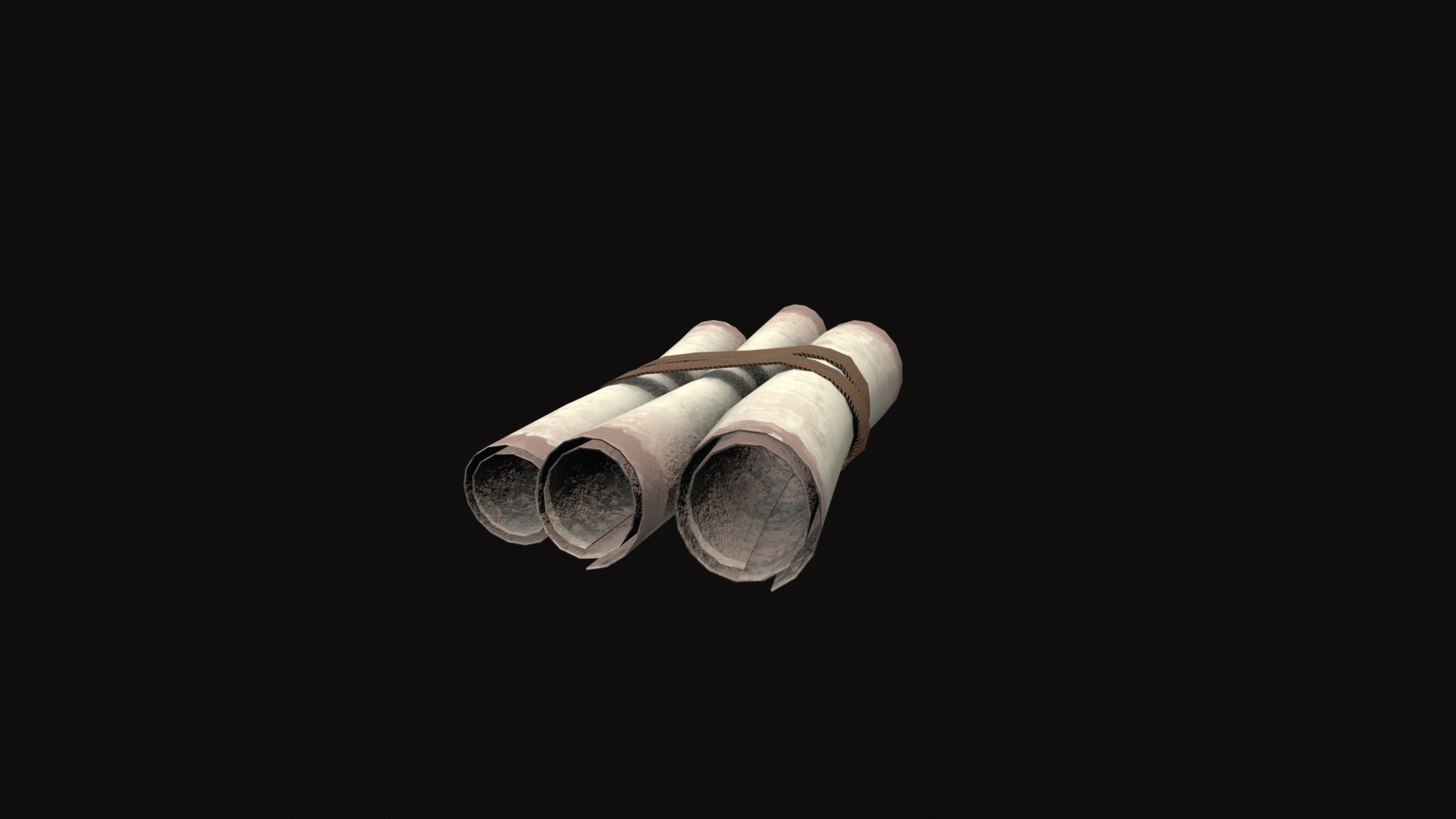 Medieval Scroll 03 3D Model - TurboSquid 2322798