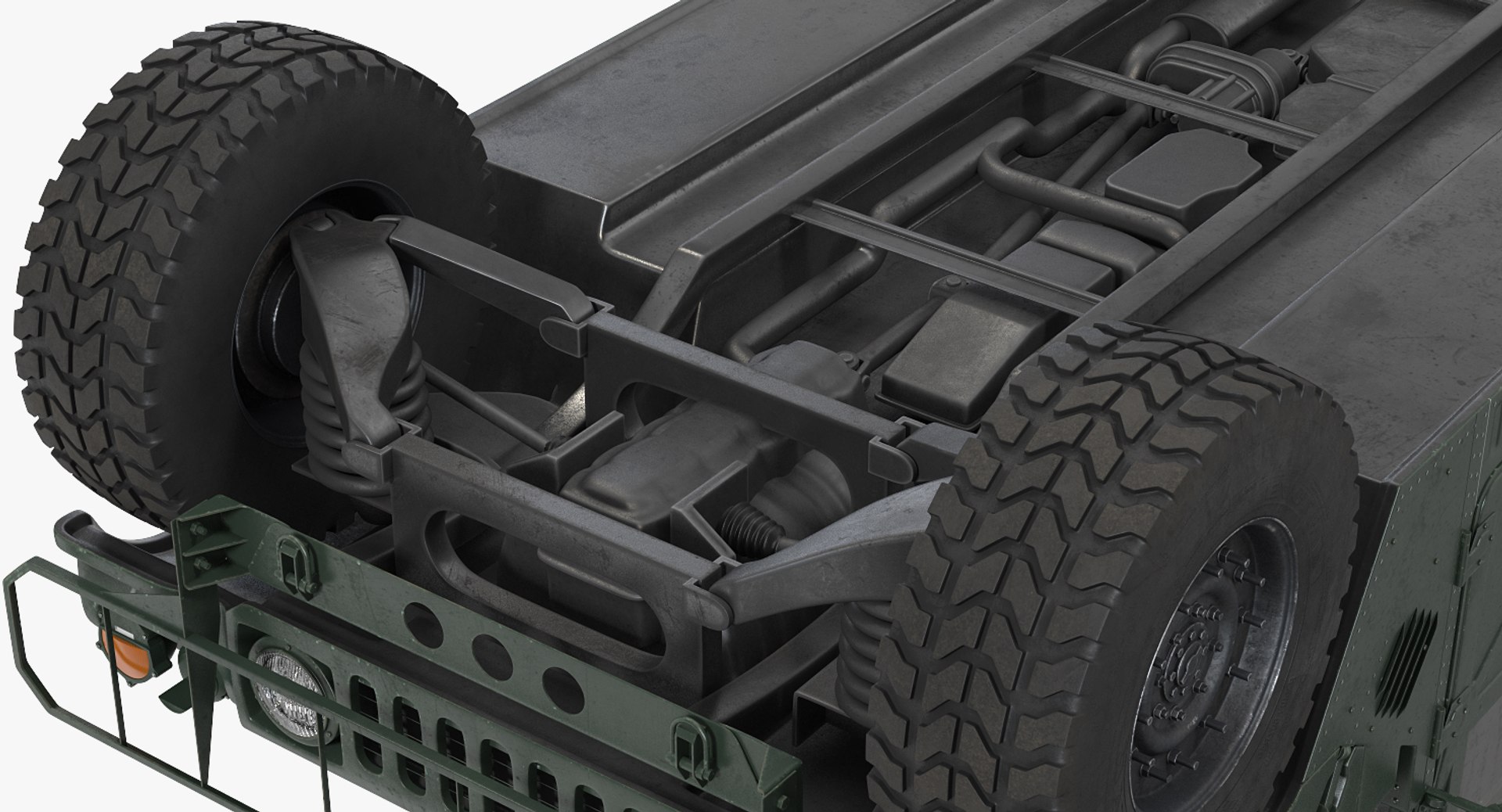 3d maxi ambulance military car model