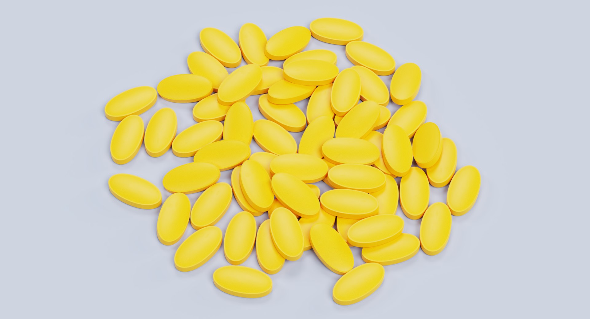 Pills Colored 3D Model - TurboSquid 2198761