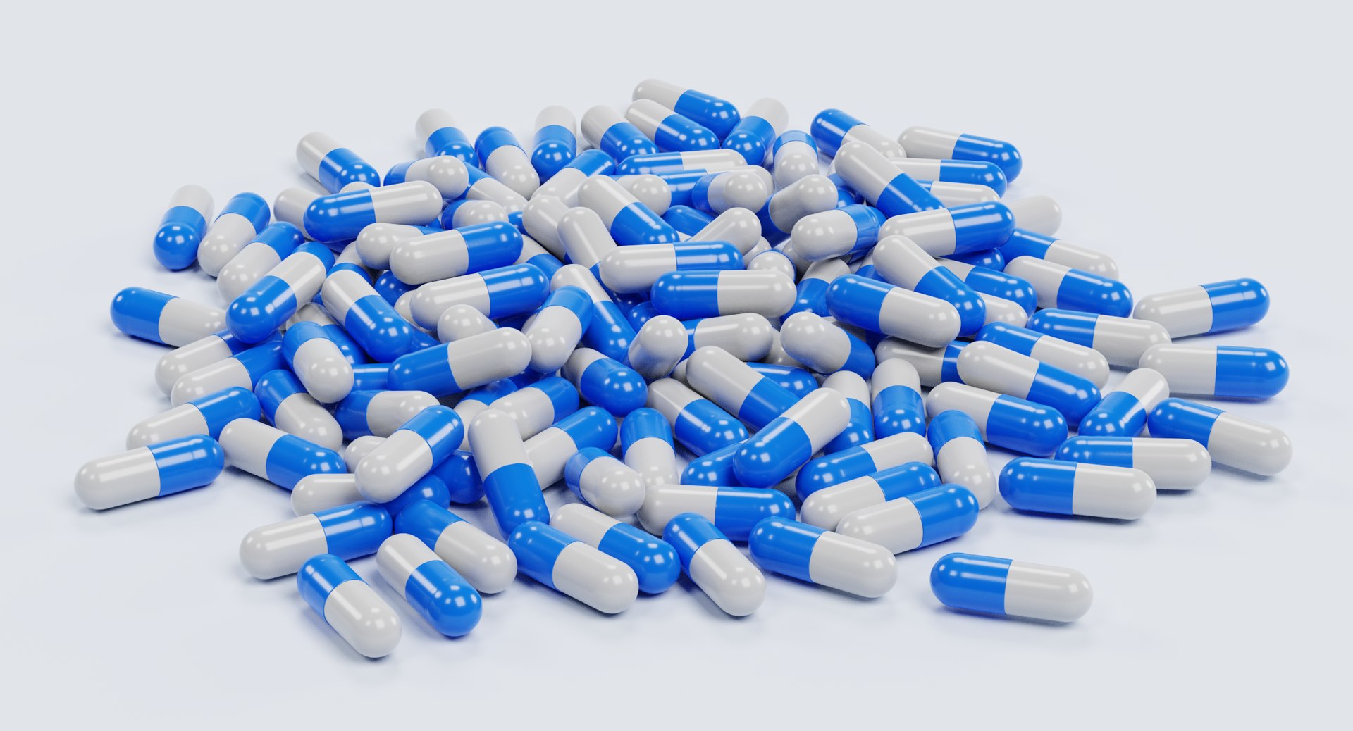 Pills Colored 3D Model - TurboSquid 2198761